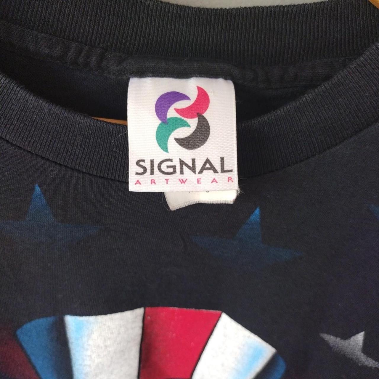 Vtg Garfield USA American Flag T Shirt XL Mens AOP... - Depop