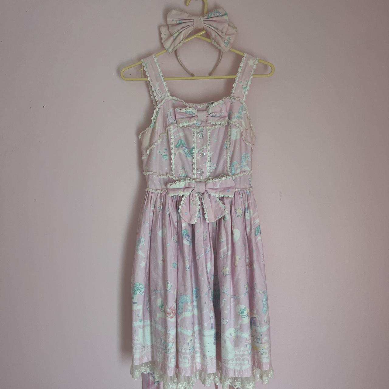 Angelic Pretty Candy Sprinkle JSK with KC! Good... - Depop