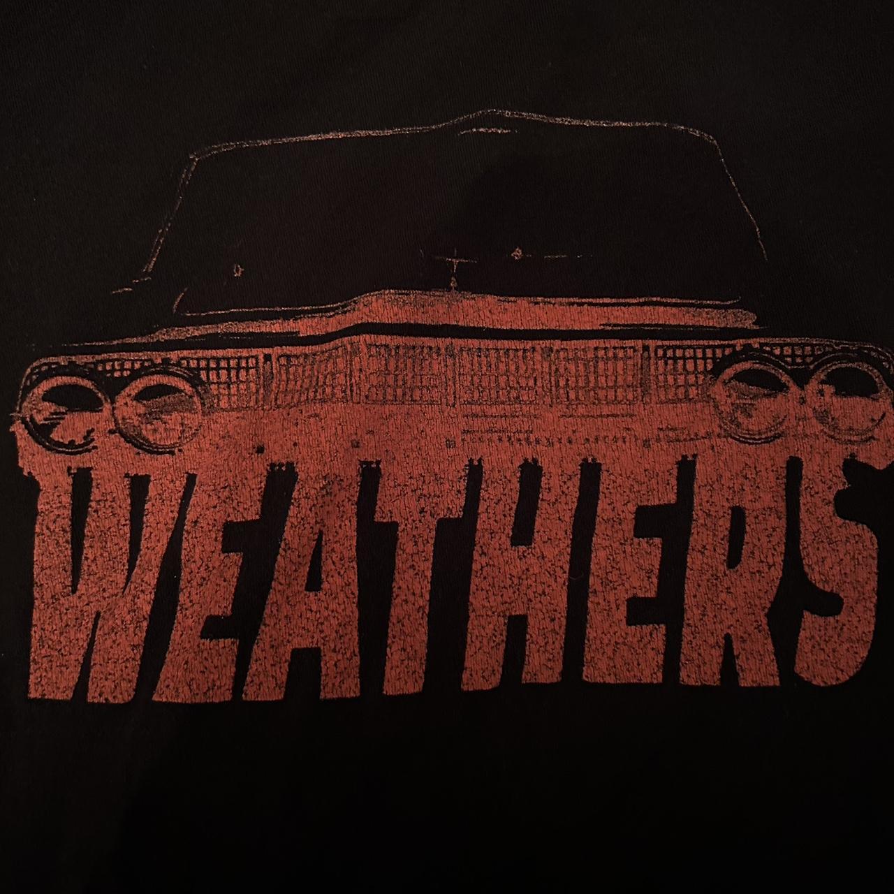 weathers band shirt, good condition - Depop