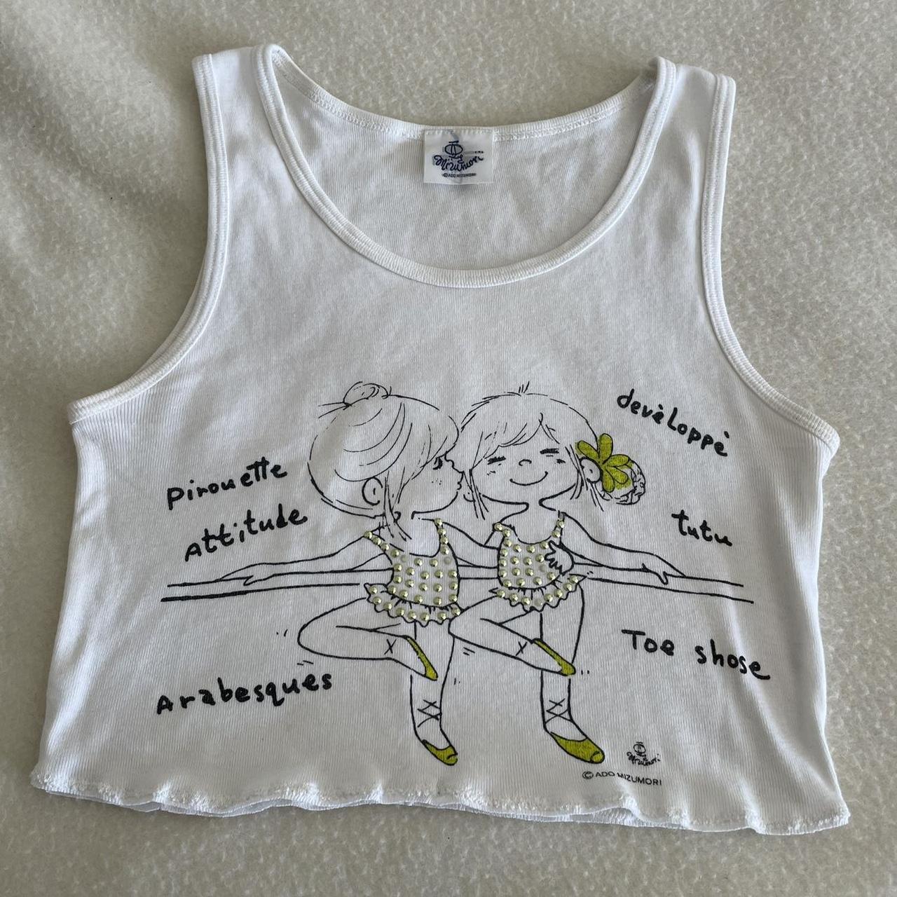 Cute Ado Mizumori ballerina girls tank top with... - Depop