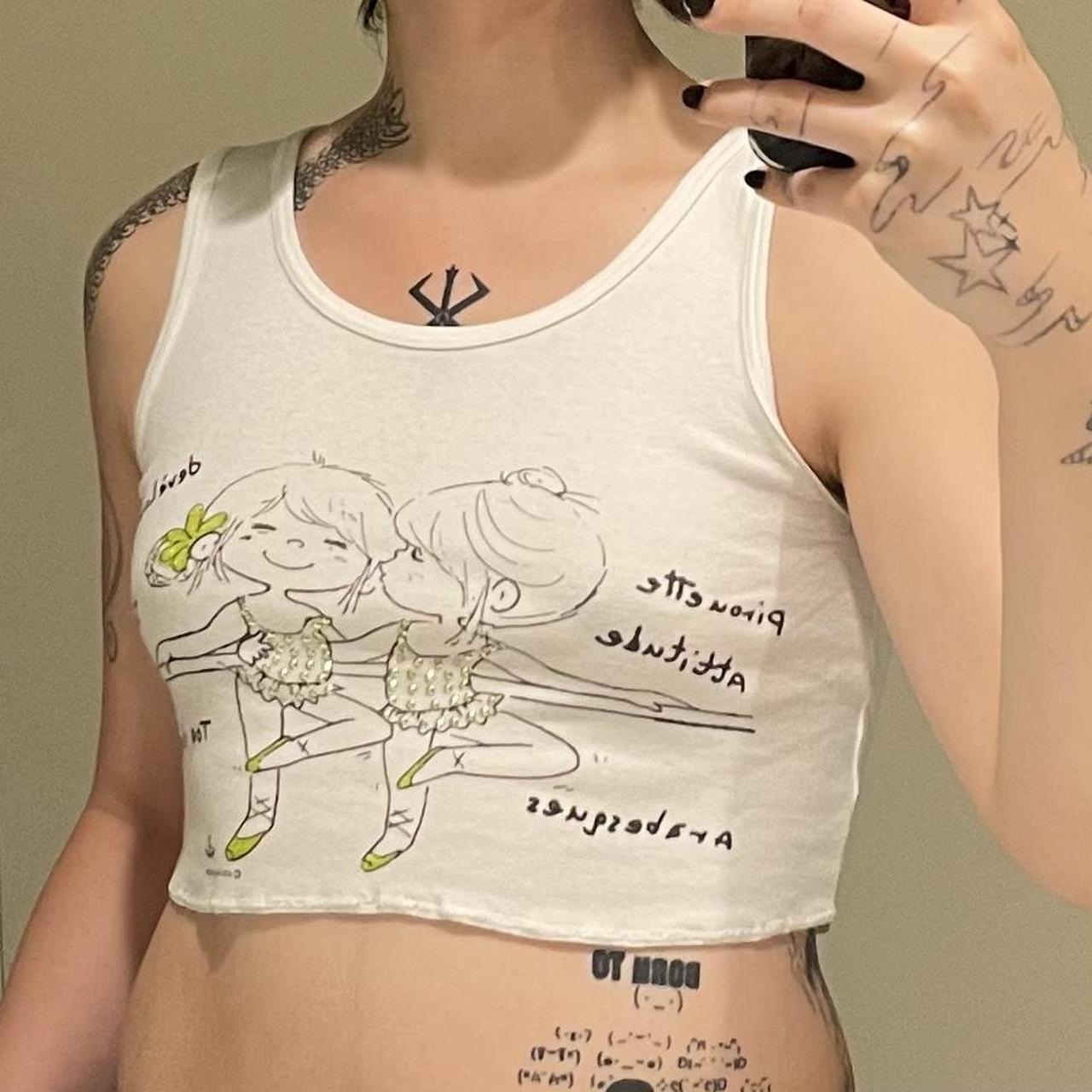 Cute Ado Mizumori ballerina girls tank top with... - Depop