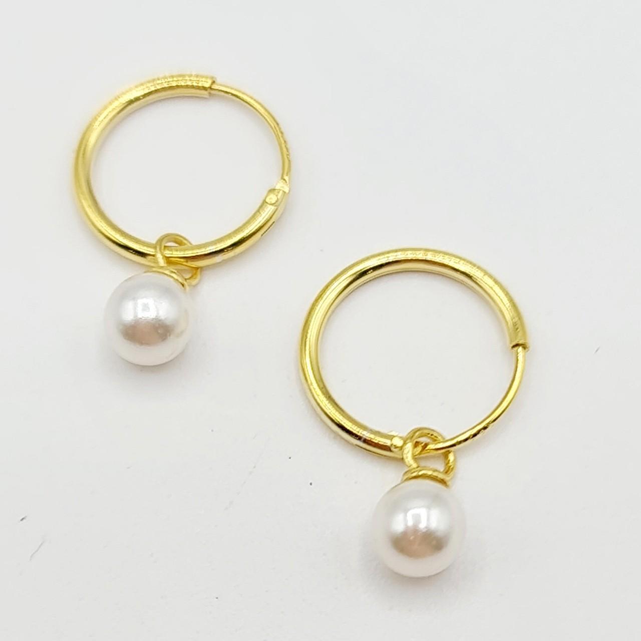 Really cute tiny 18k gold plated huggie hoops with... - Depop