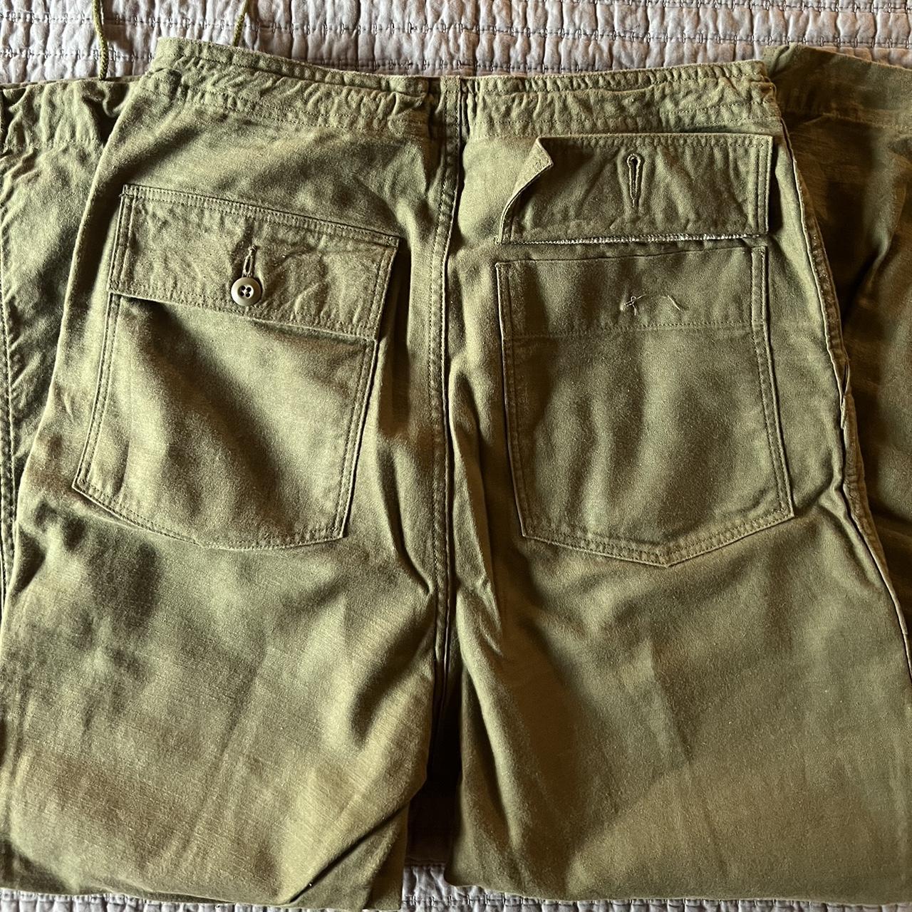 needles string fatigue trousers size x small (men’s)... - Depop