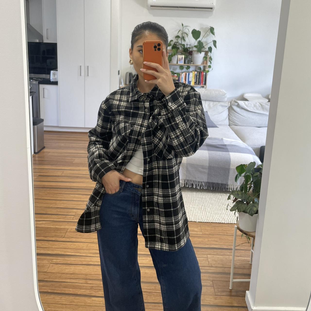 The People Vs Checked Shacket Men’s M (ladies... | Depop