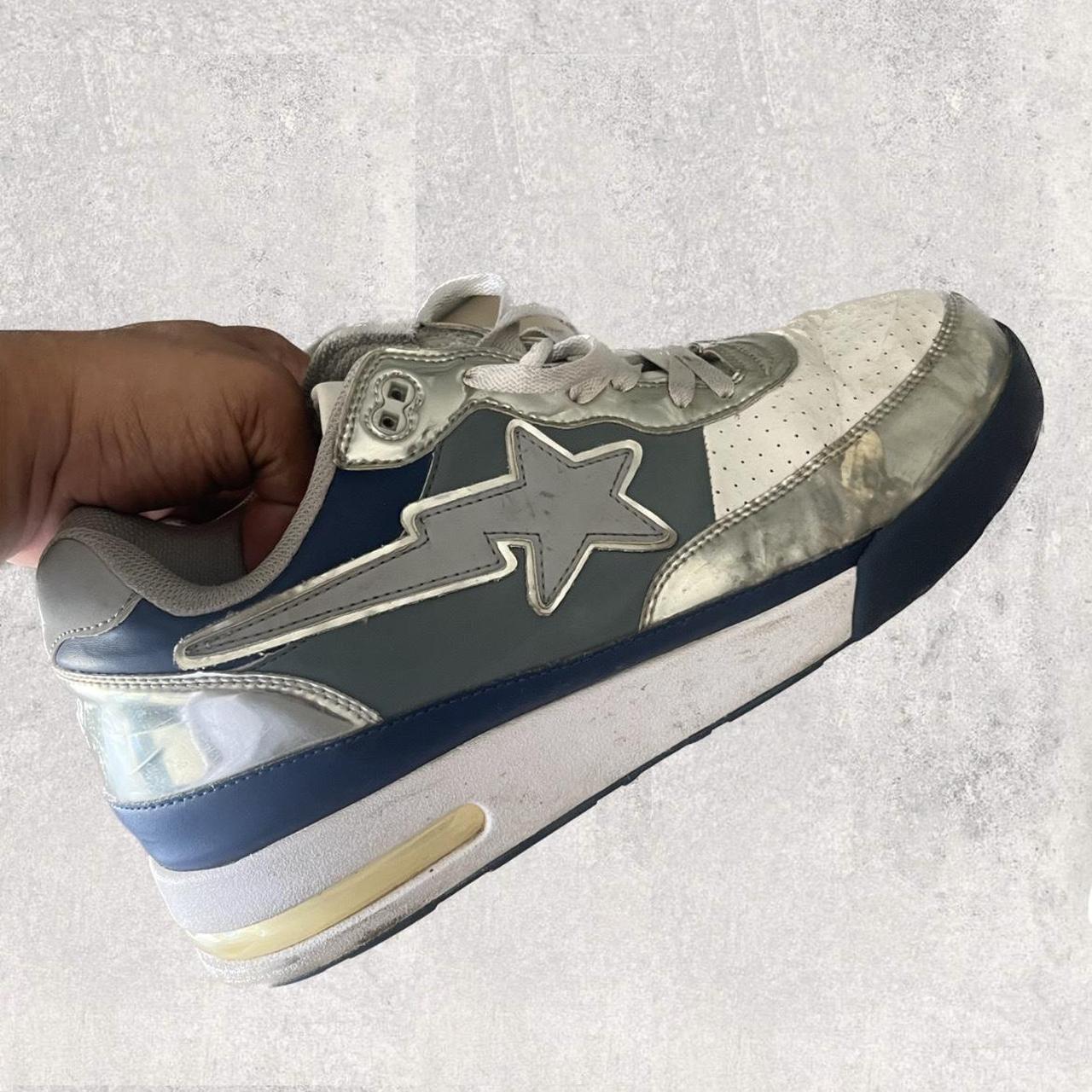 Vintage 2000s Y2K 90s Bape Roadsta beater sneakers... - Depop