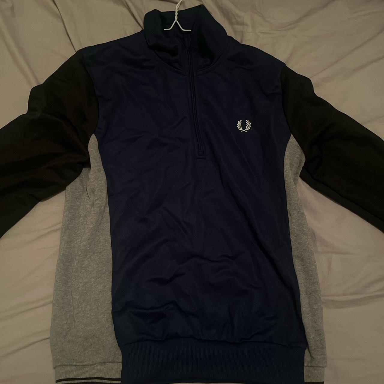 Fred Perry medium sized quarter zip Jumper... - Depop