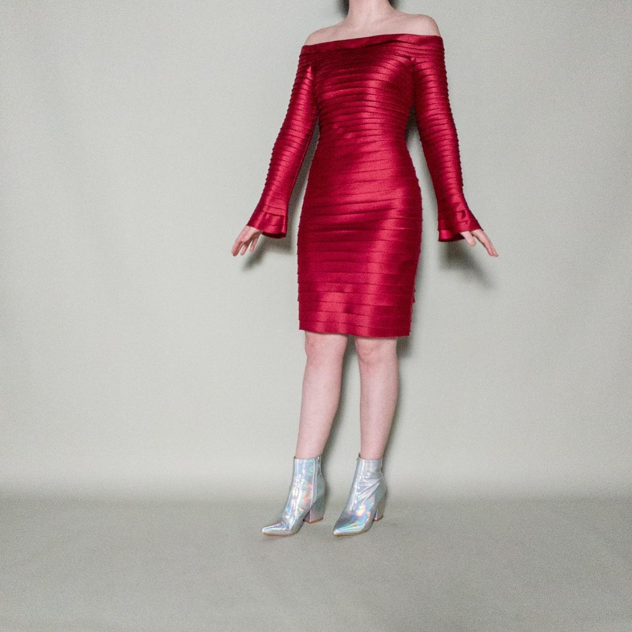 JS Collections Women's Red Dress | Depop