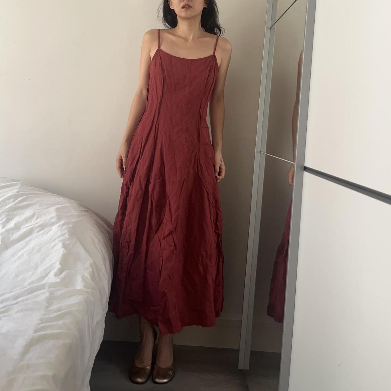 Sarah Pacini red dress Size M Made in Italy... - Depop