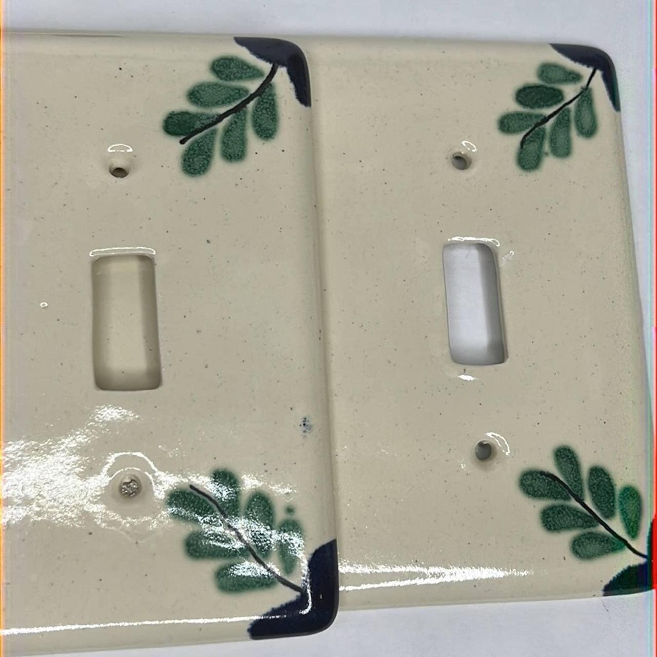 Style A Handmade mexican ceramic light switch... - Depop