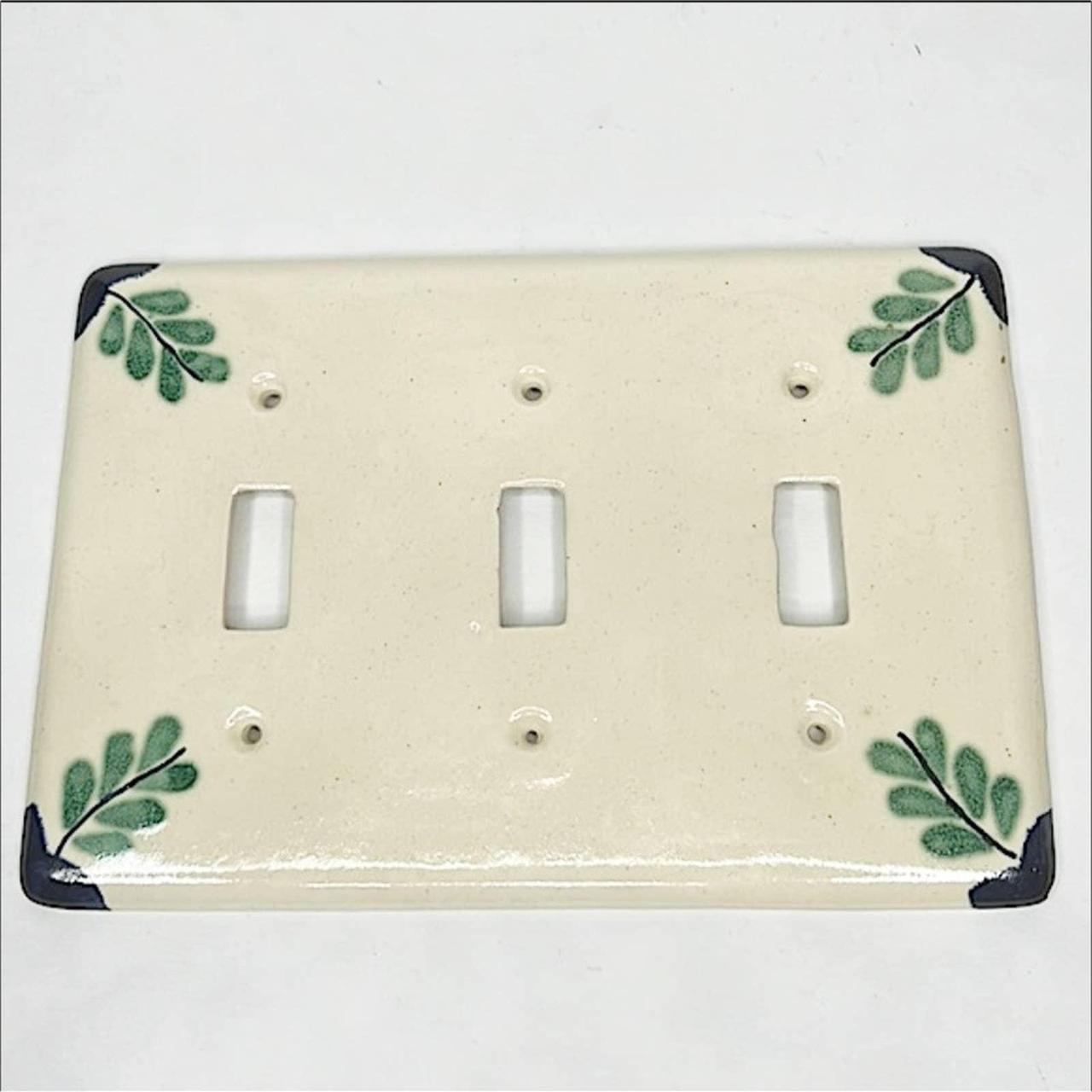 Style A Handmade mexican ceramic light switch... - Depop