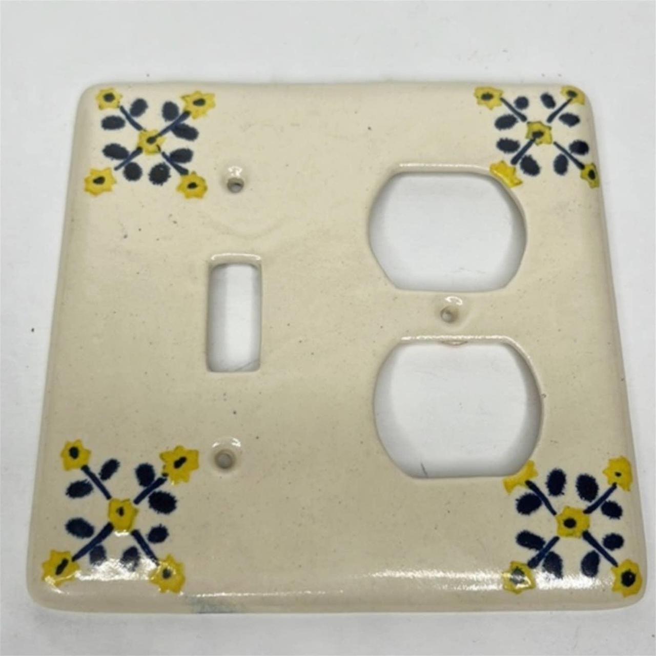 Style K Handmade mexican ceramic light switch... - Depop