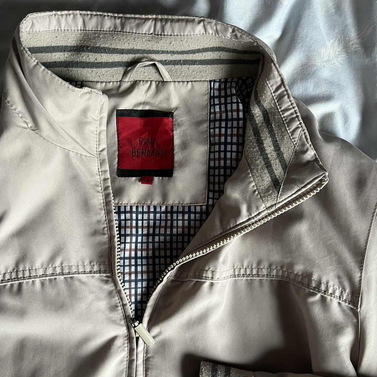 PAUL BERMAN windbreaker bomber jacket Great... - Depop