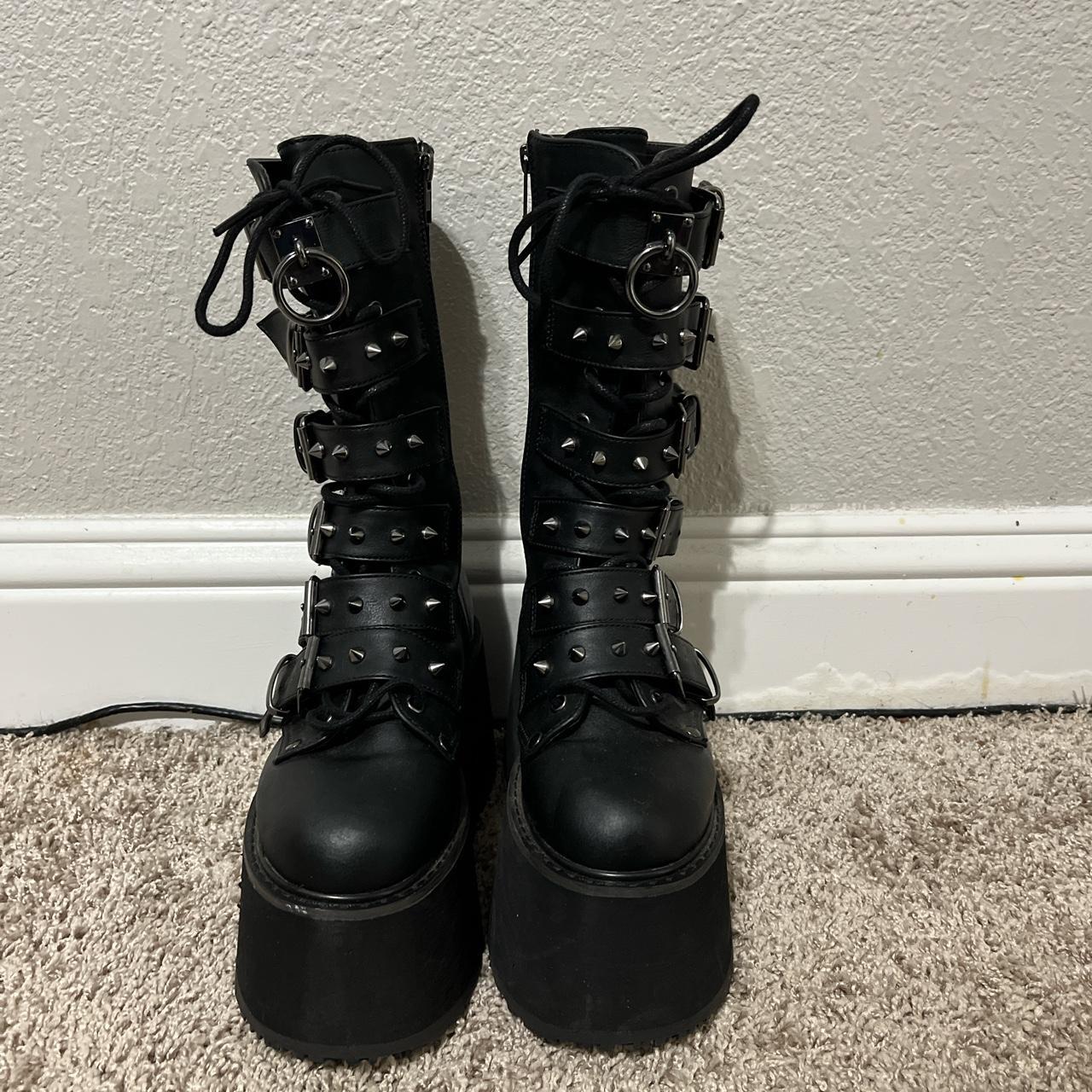 Demonia Damned-225 Platform Boots No Box - Depop