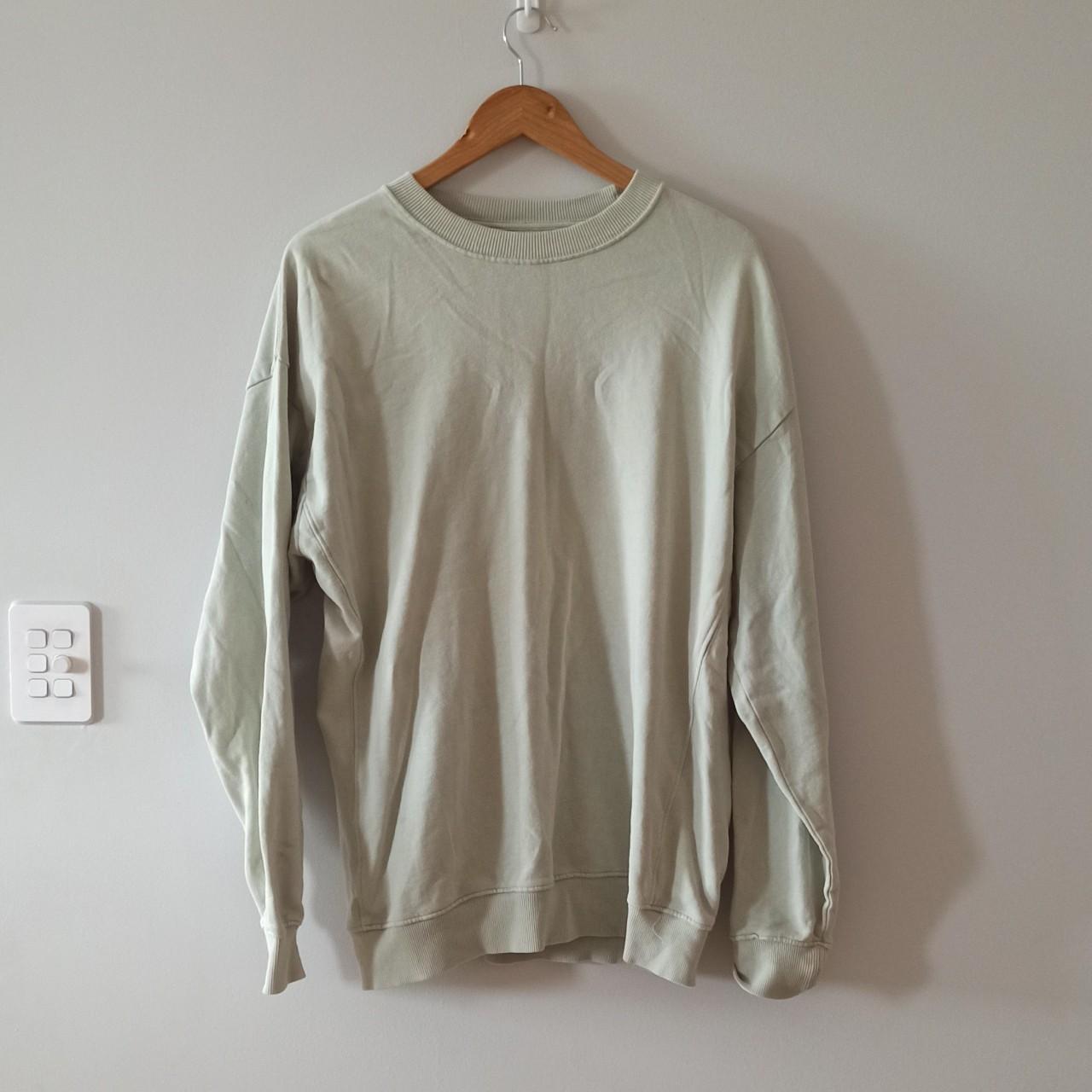 Oversized jumper mint green. It's a mens size ... - Depop