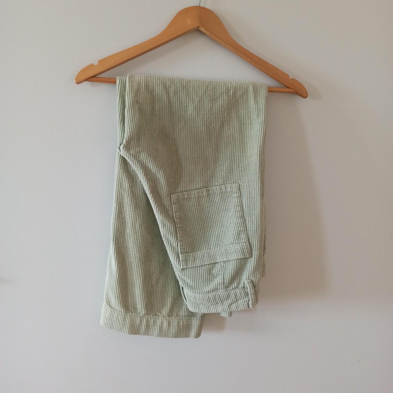 Billabong soft green cord pants In excellent... - Depop