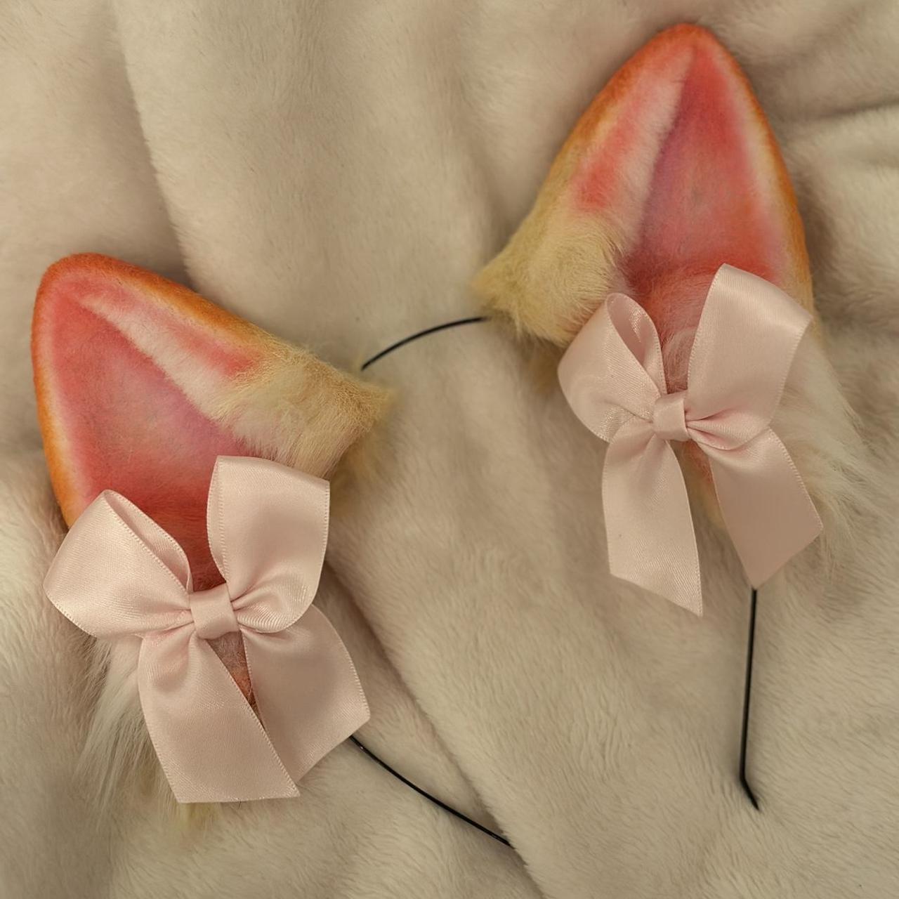 PhantaFauna Peach Fox Ears These are from 2019, I... - Depop