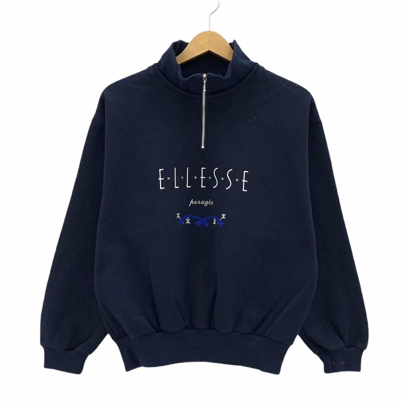 Ellesse Women's Navy Sweatshirt | Depop