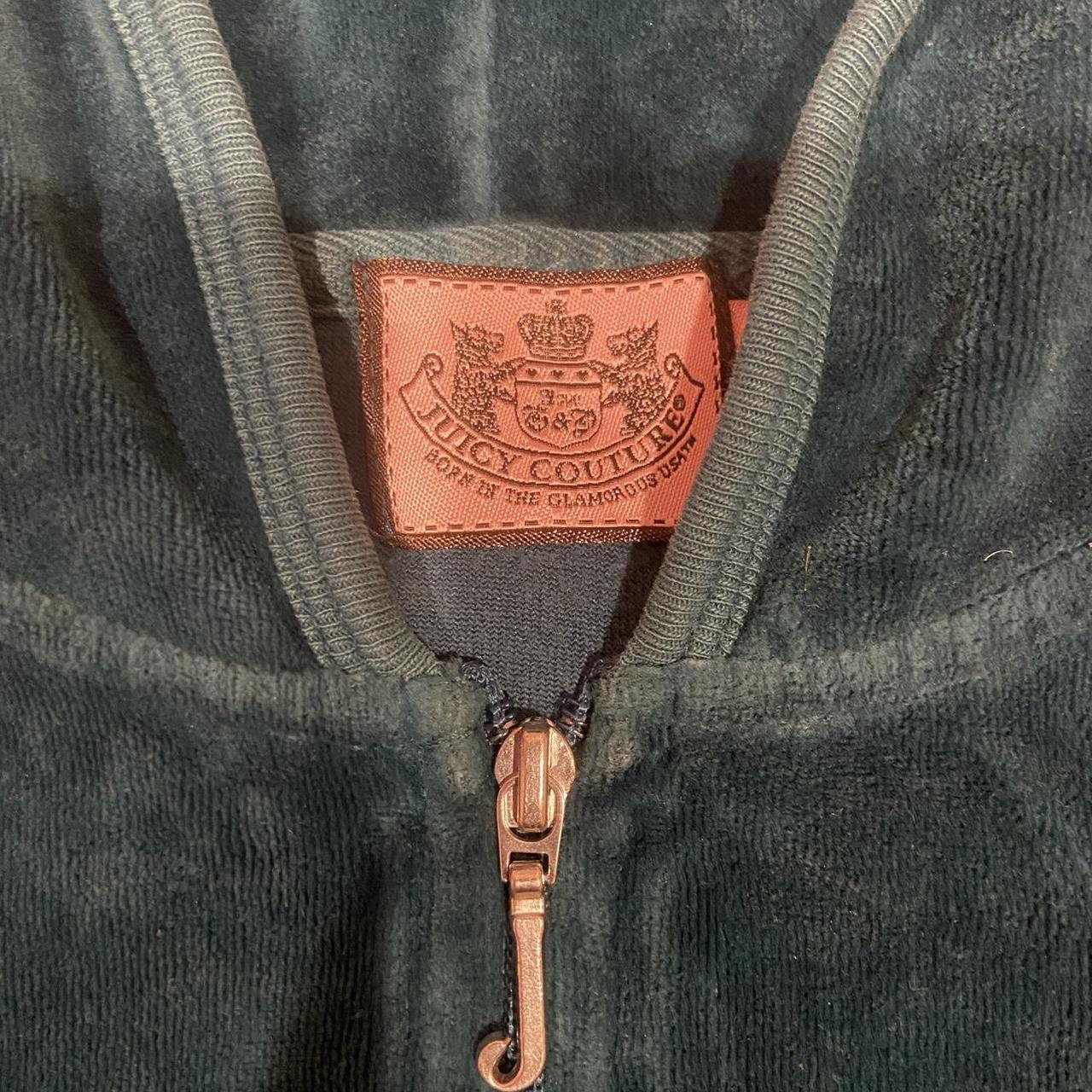 small JUICY emerald tracksuit zip up!!! getting rid... - Depop