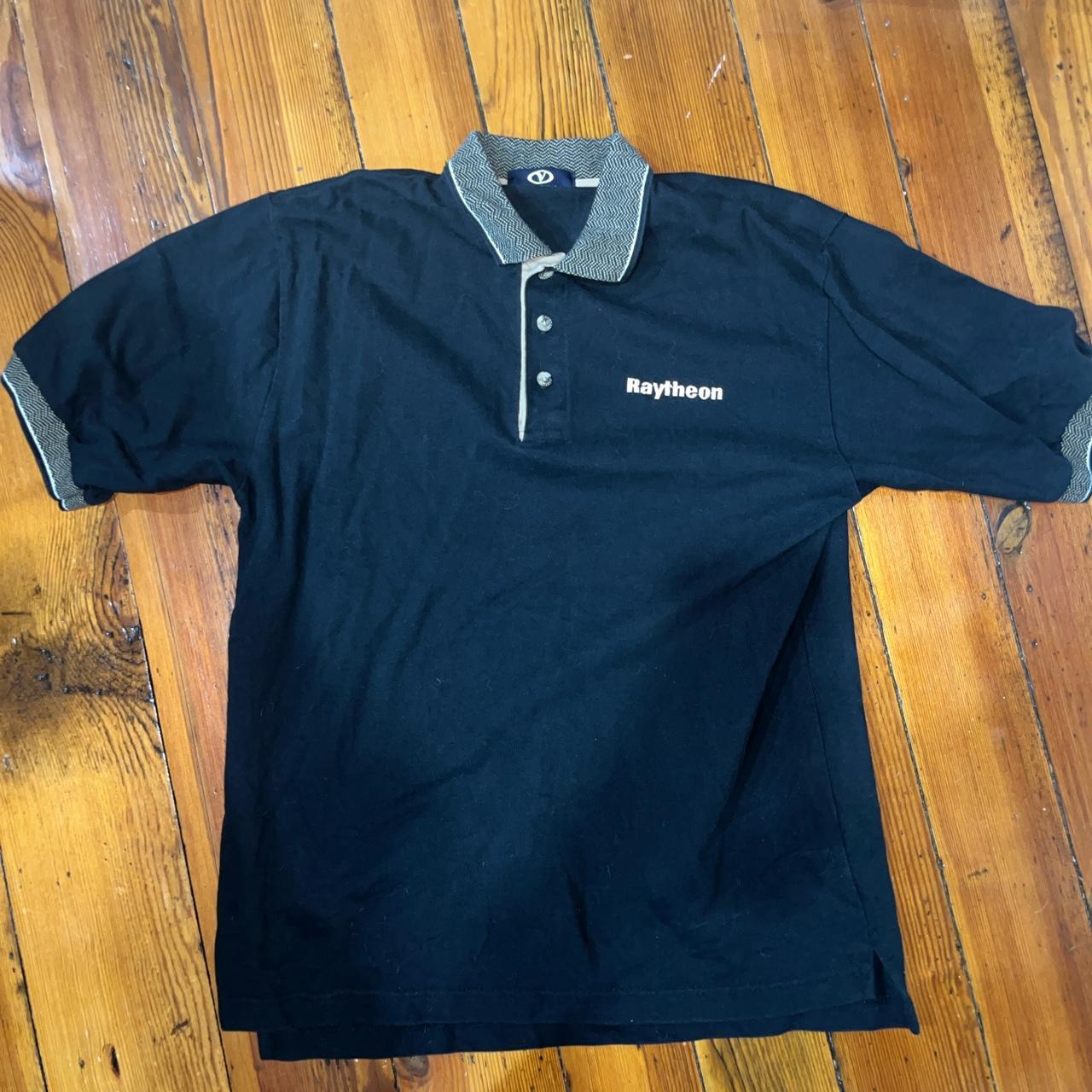 RAYTHEON employee polo shirt #military #defense... - Depop
