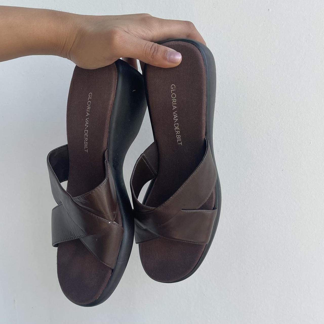 vintage brown platform sandals 🤎 - the cutest 90s... - Depop