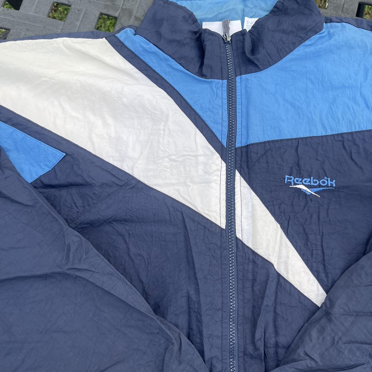 Vintage Reebok Jacket Size L - Depop