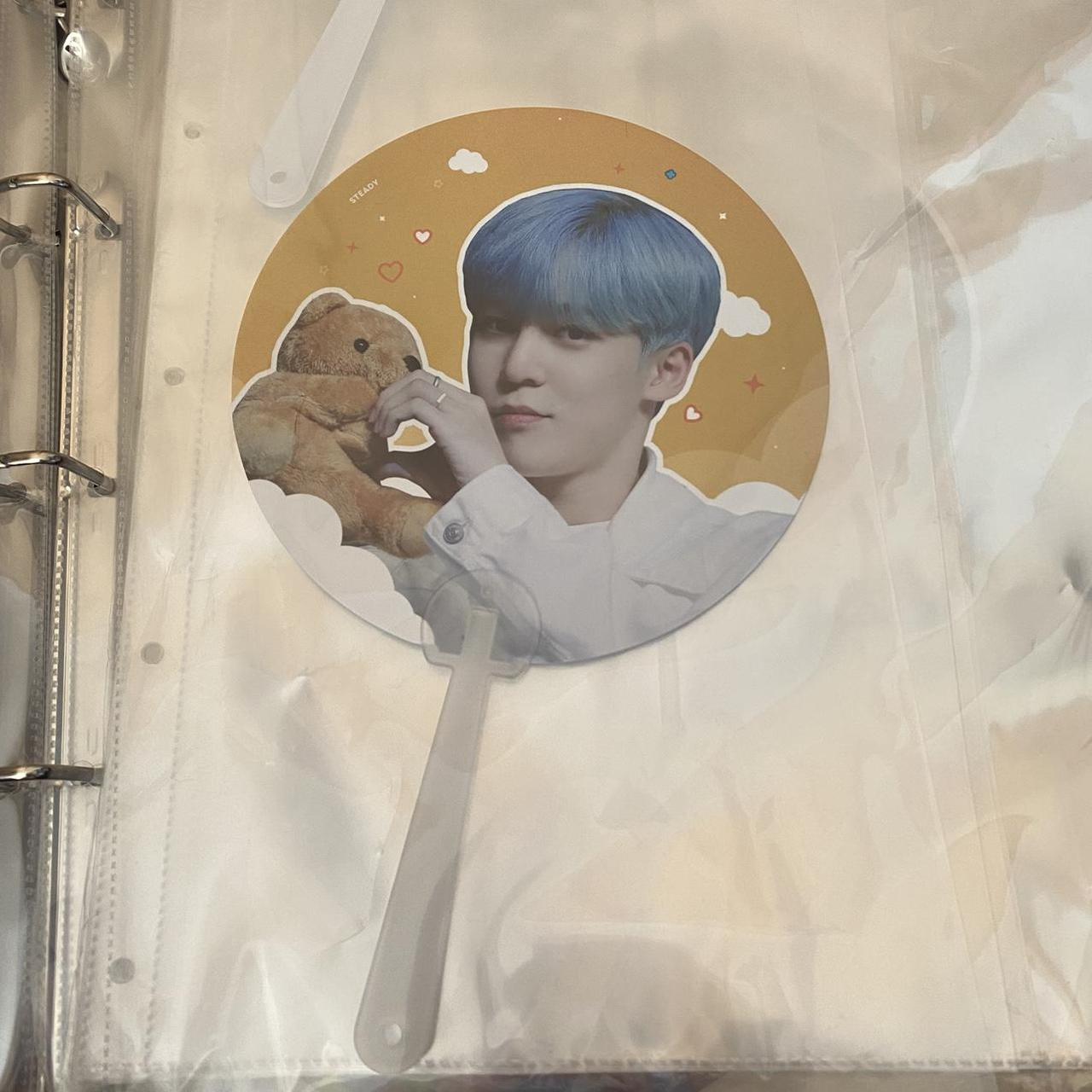 Ateez Yunho small hand fan Never been used and kept... - Depop