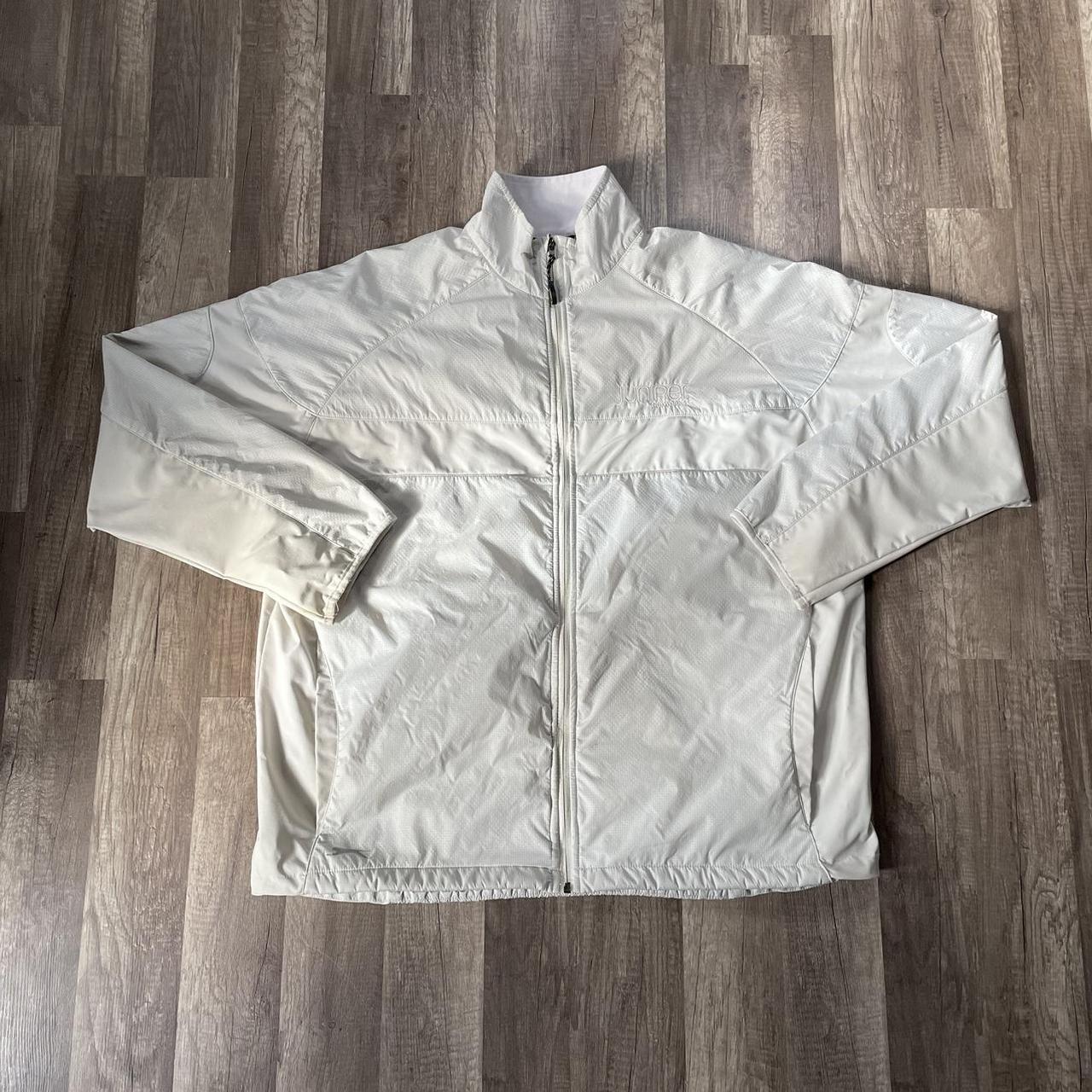 White Full-Zip Jacket XL Always open to offers... - Depop