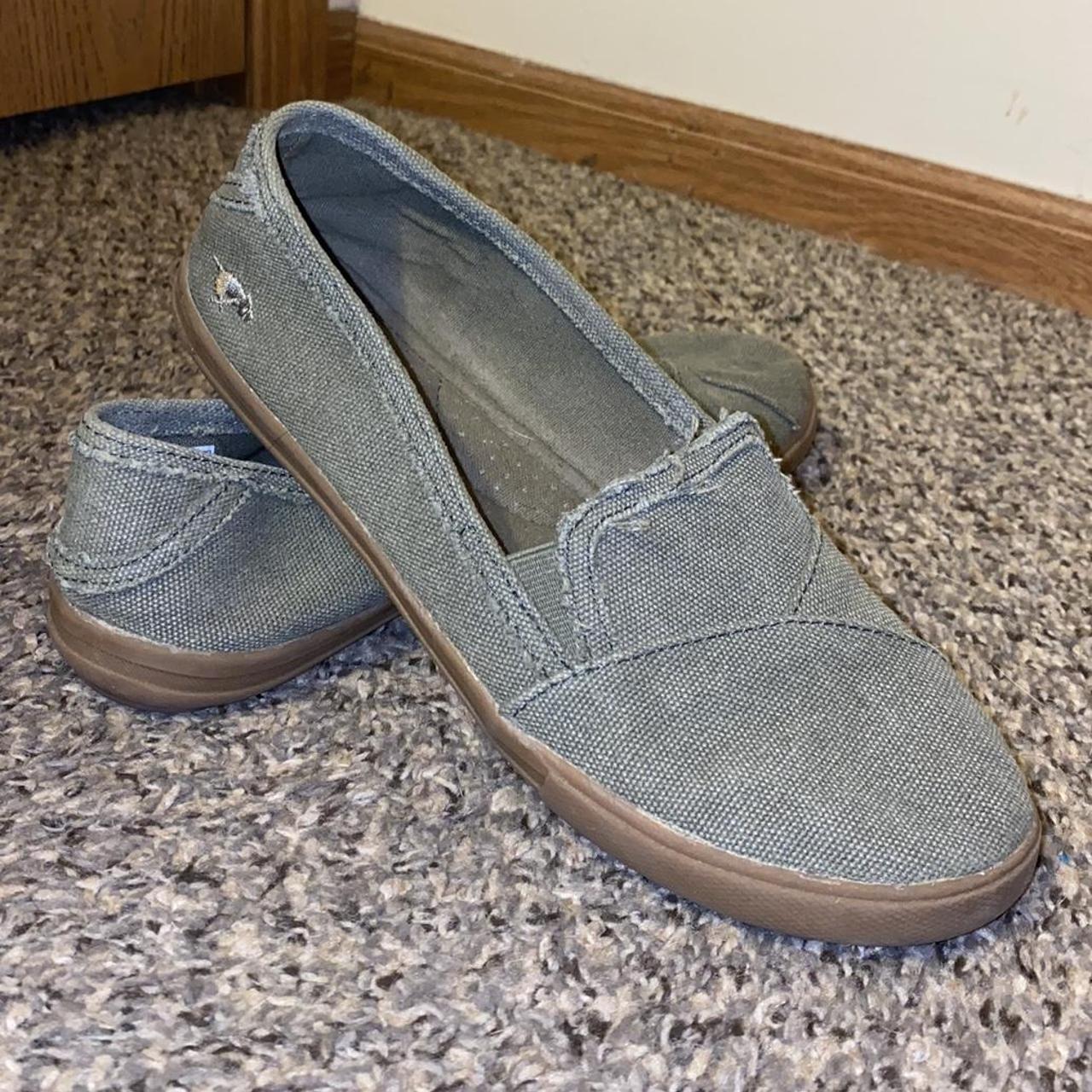 GREEN ROCKET DOG SLIP ON SHOES - These shoes are in... - Depop