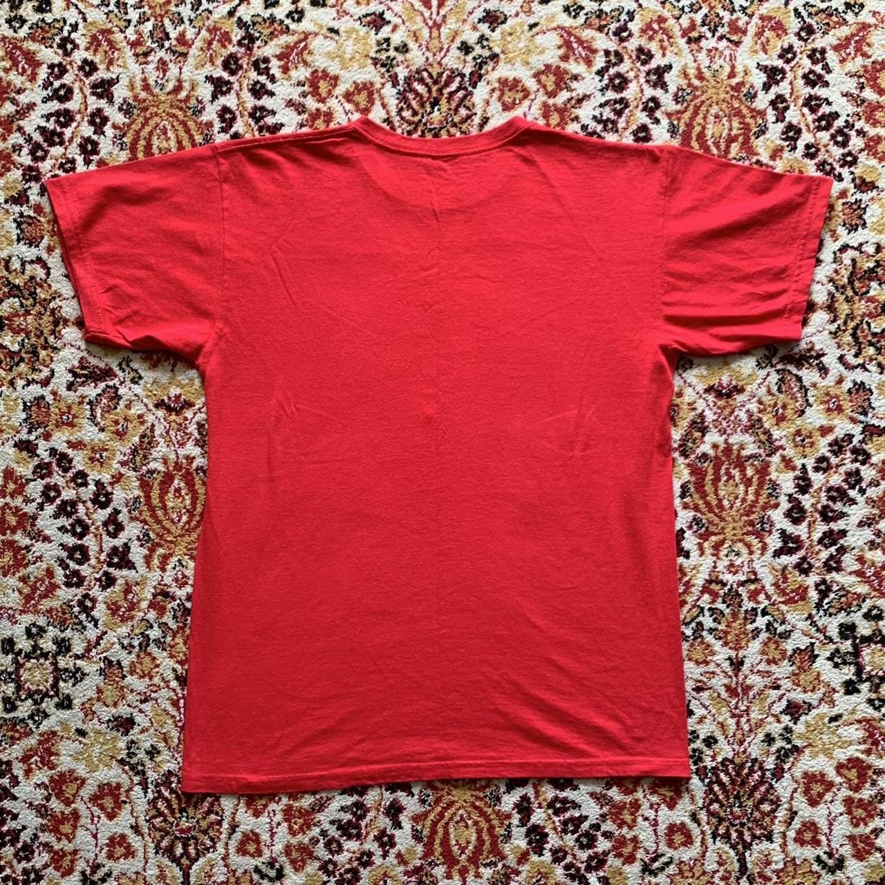 Men’s vintage red PETA McCruelty t-shirt, size... - Depop