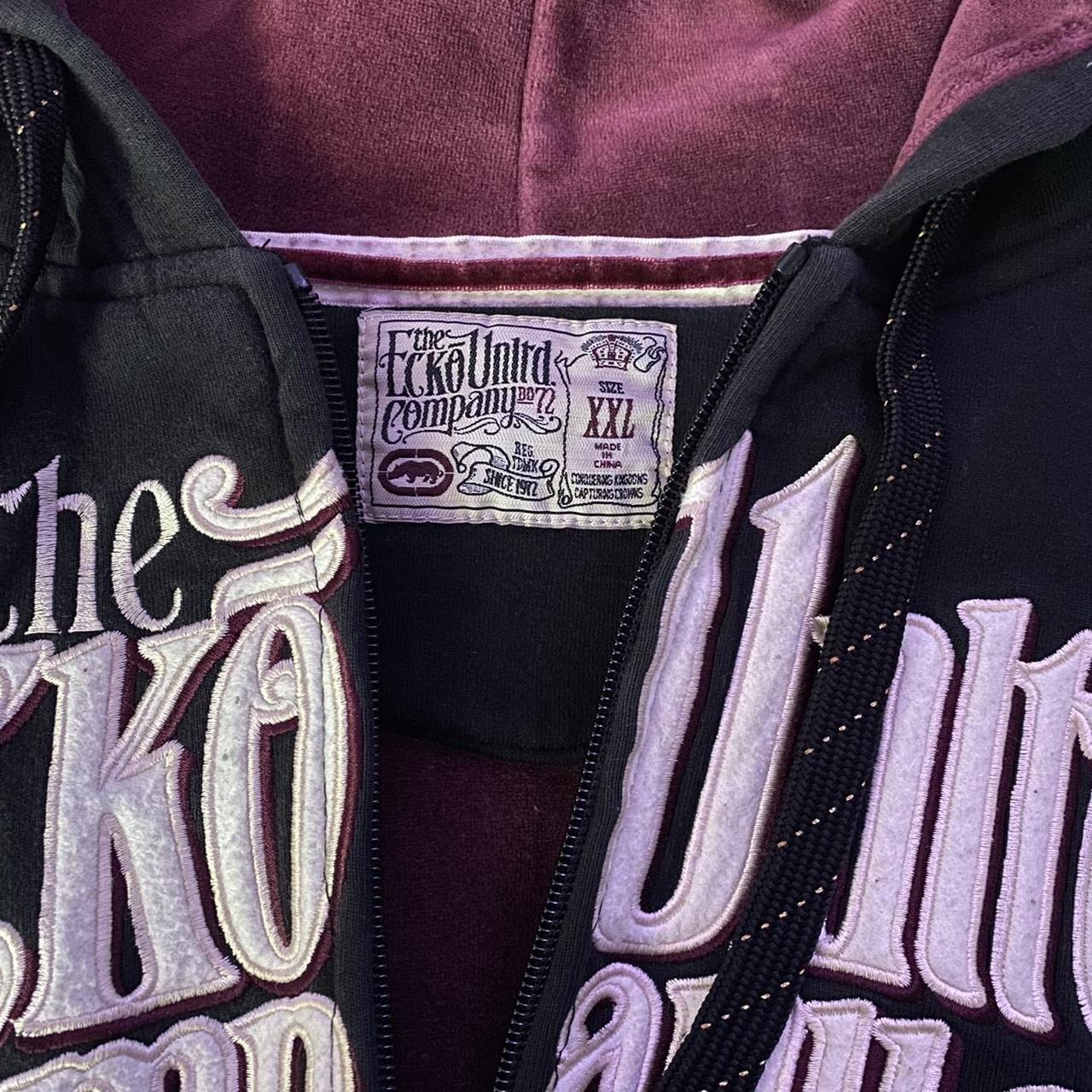 y2k ecko unltd. zip-up hoodie ♱ ༻¨*:· - free... - Depop