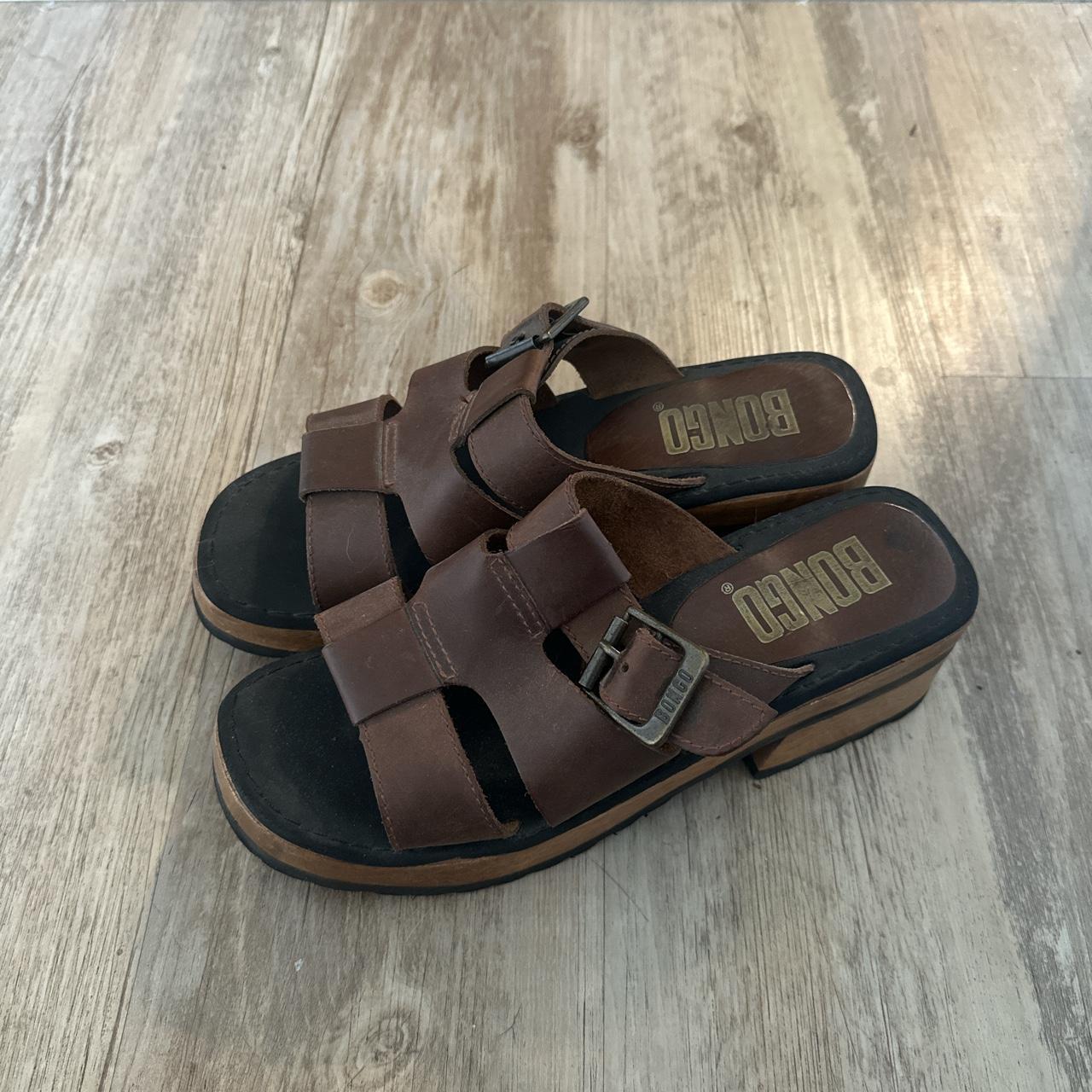 vintage bongo chunky platforms #bongo #vintage... - Depop