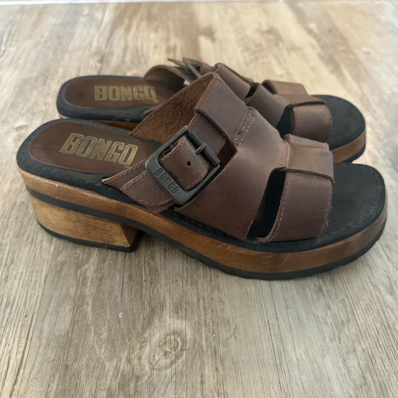 vintage bongo chunky platforms #bongo #vintage... - Depop