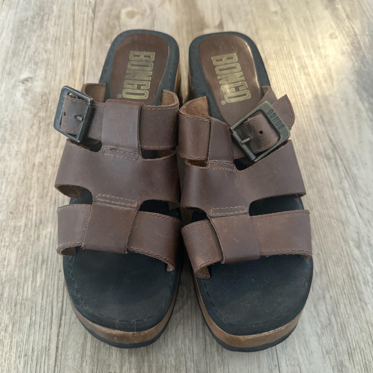 vintage bongo chunky platforms #bongo #vintage... - Depop