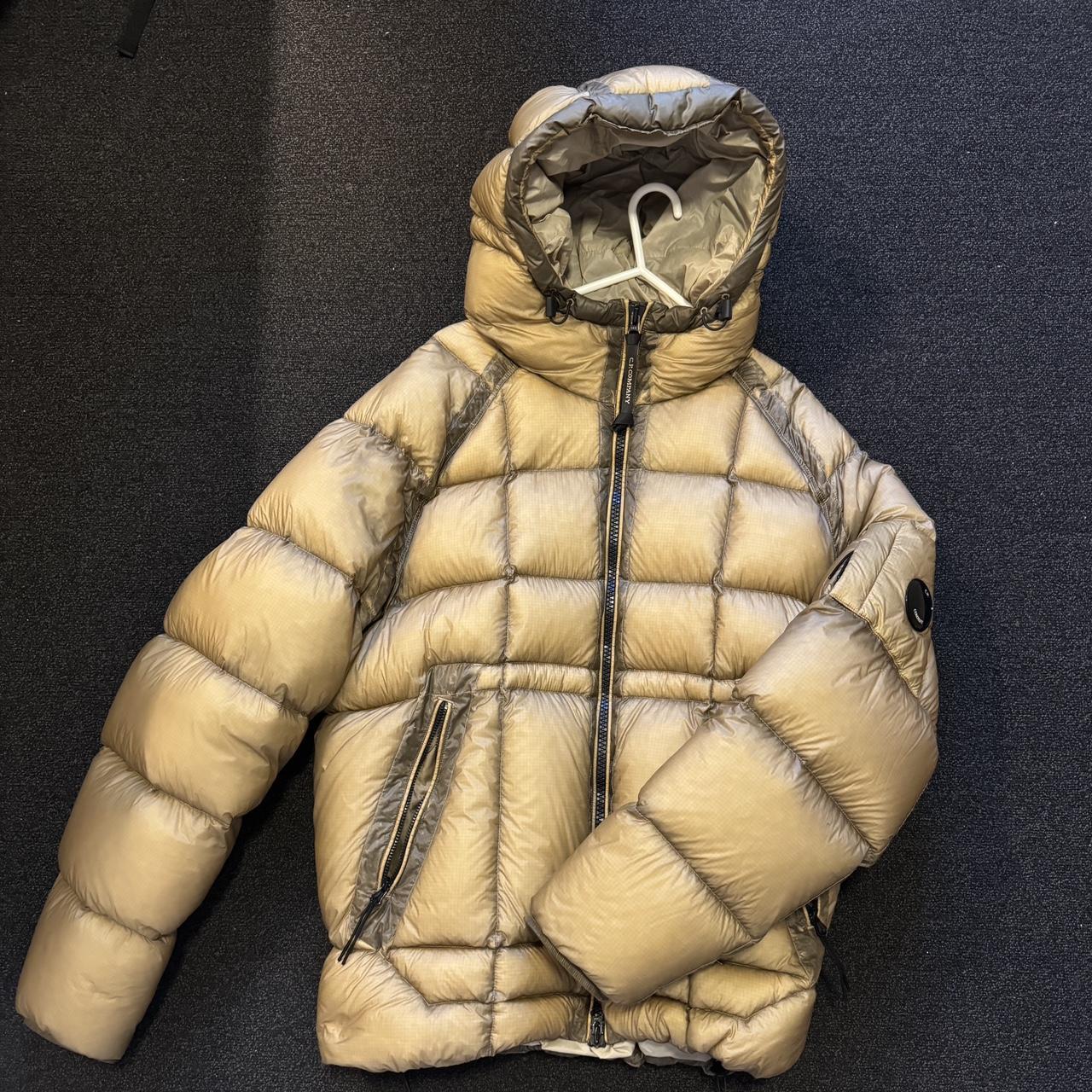 CP Company DD Shell puffer Beige colourway Size 50... - Depop