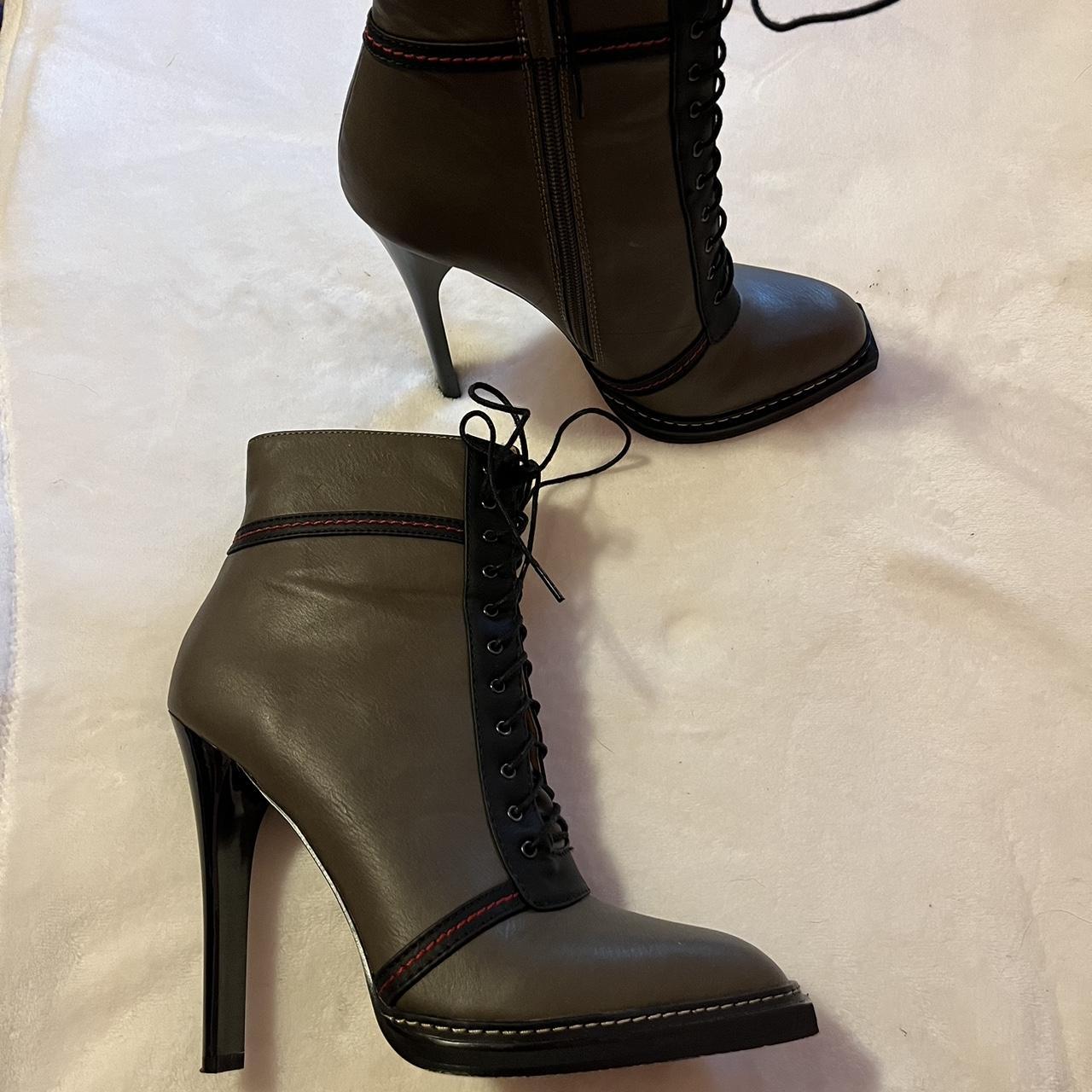 GX by Gwen Stefani. Noriko in army green. Heeled... - Depop