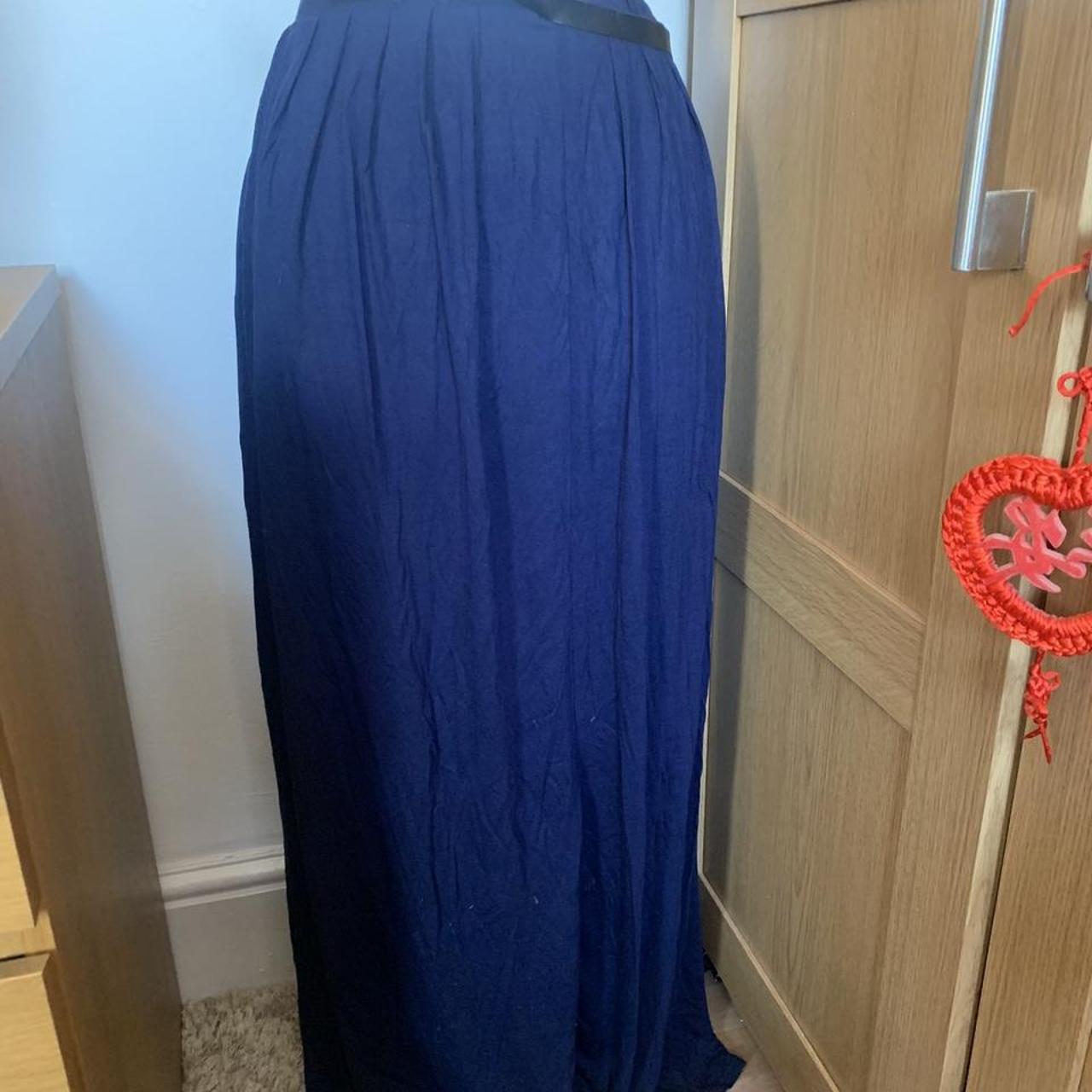 Atmosphere/primark blue maxi skirt #Atmosphere... - Depop