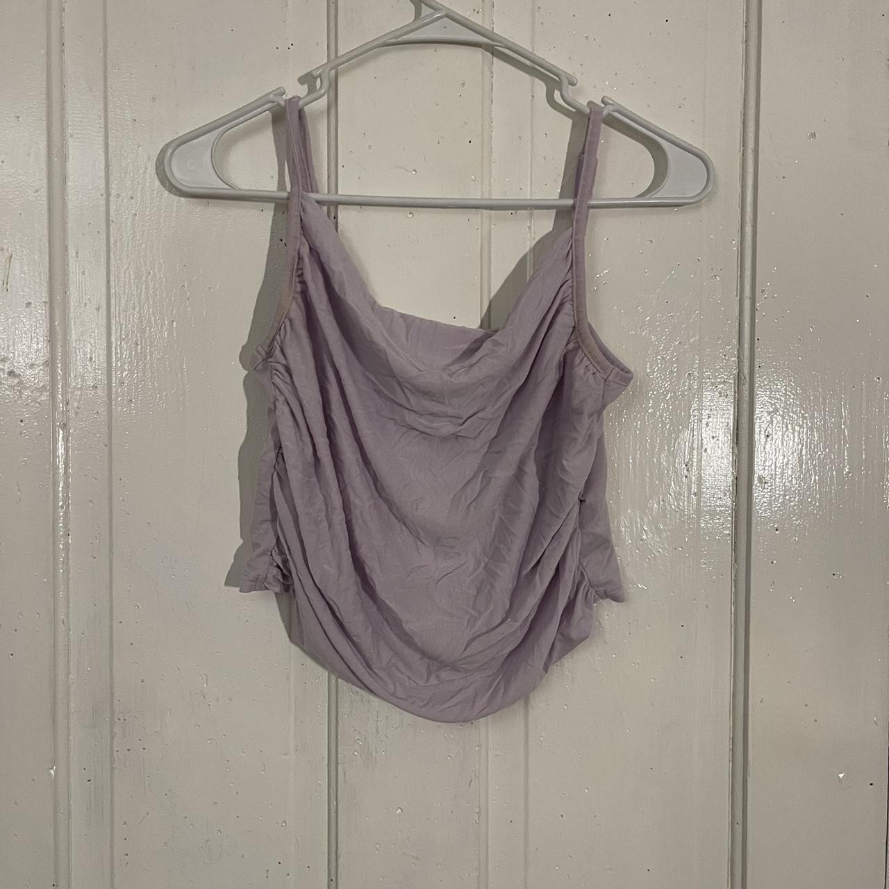 Purple Tank Top -Women’s Size L - Light underarm stain - Depop