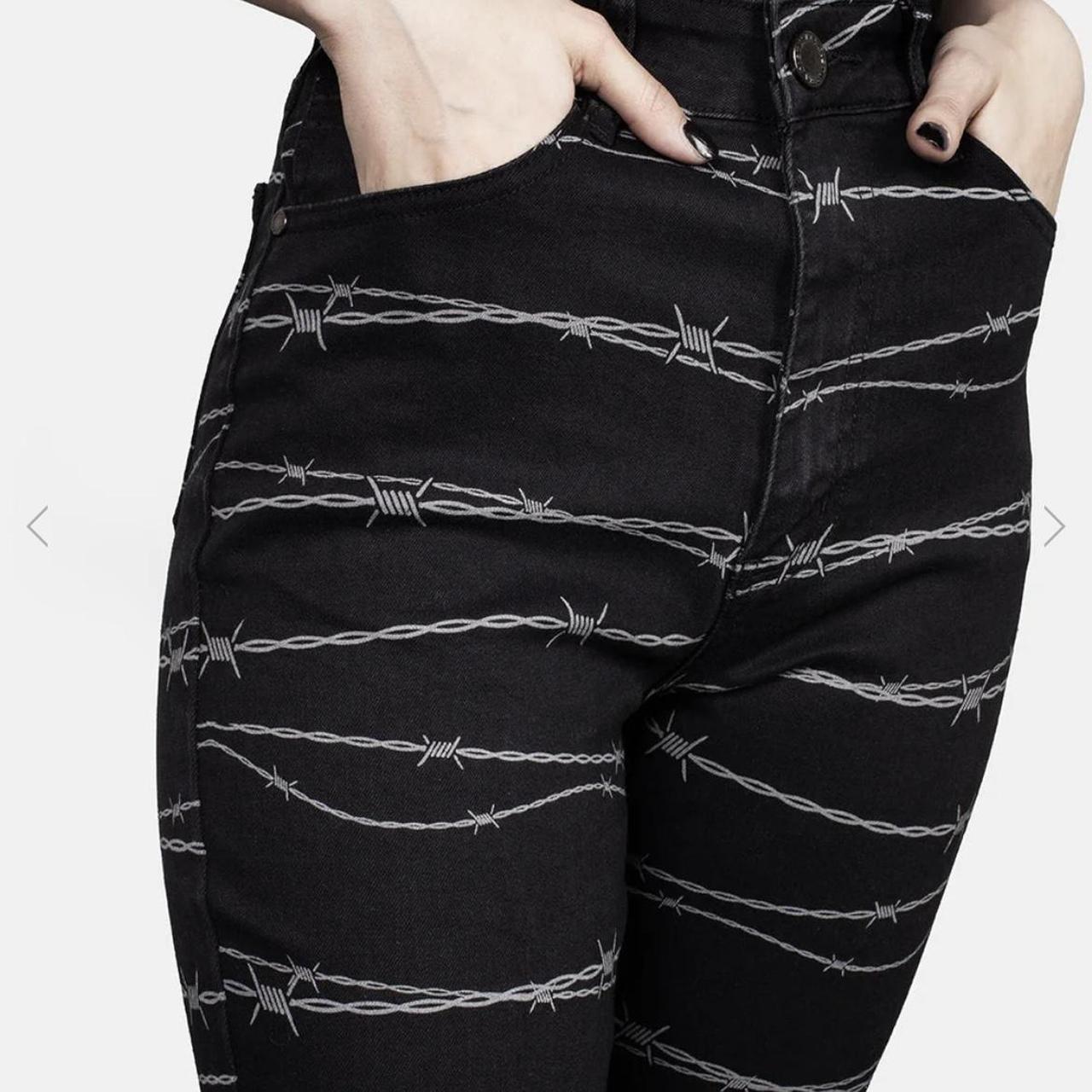 Disturbia Barbed wire skinny jeans. UK size 10 US... - Depop