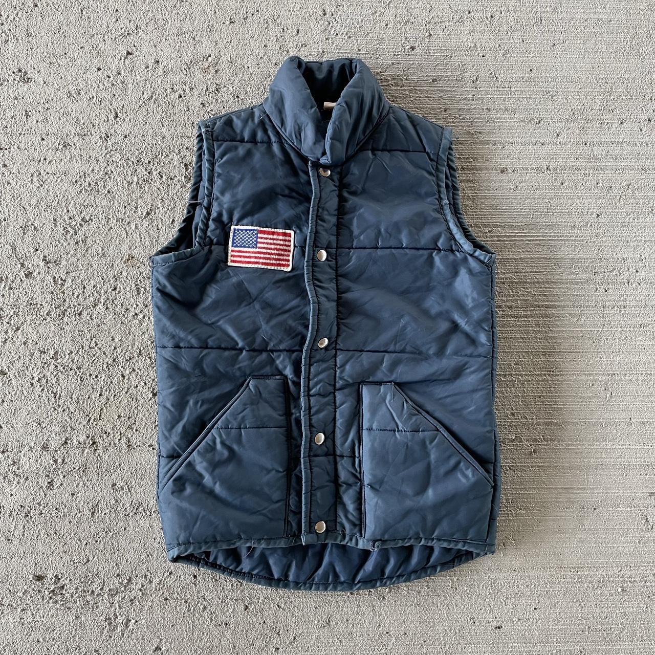 Vintage 70s Great Lakes Jacket Vest made in USA... - Depop