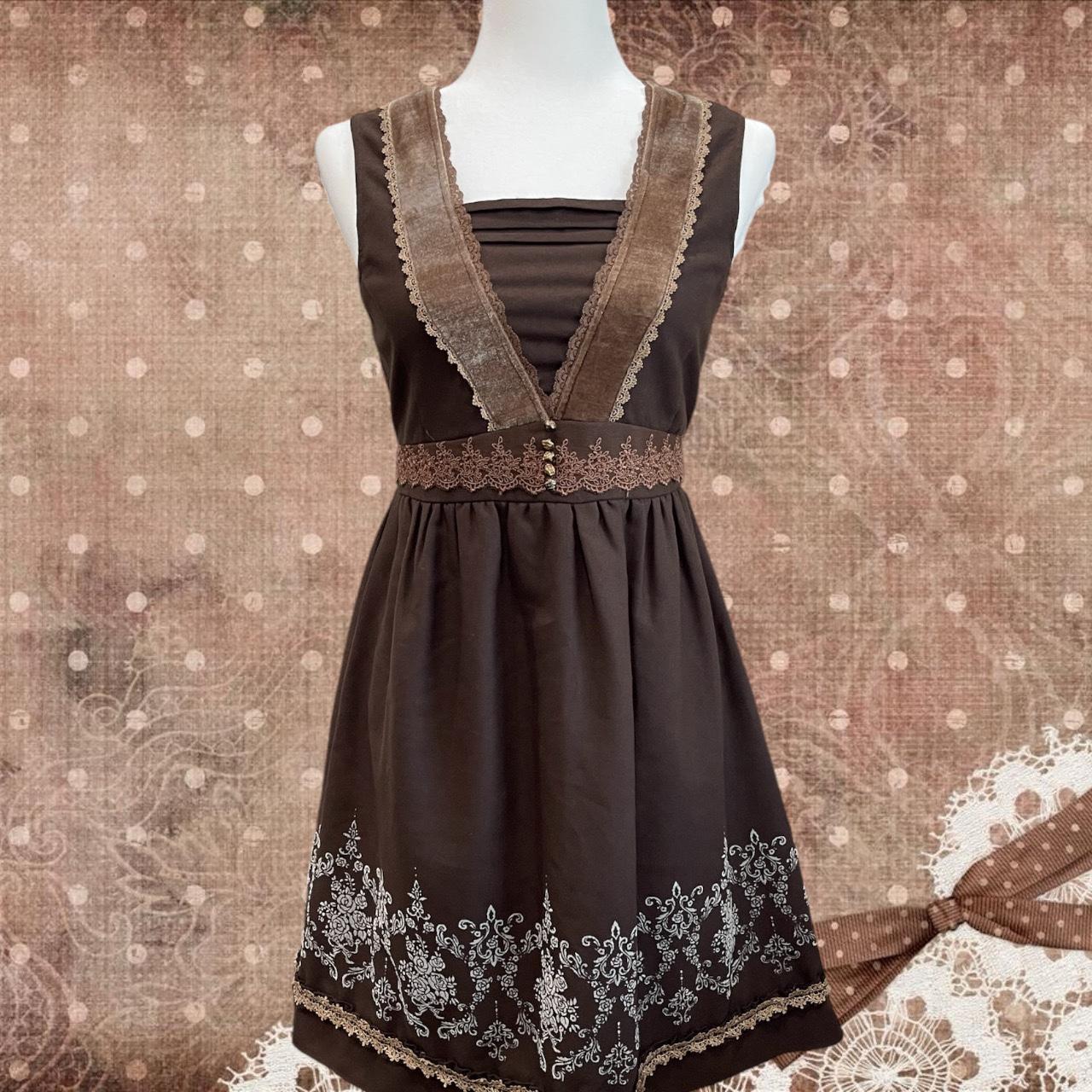 mori kei axes femme dress! - much heftier fabric... - Depop