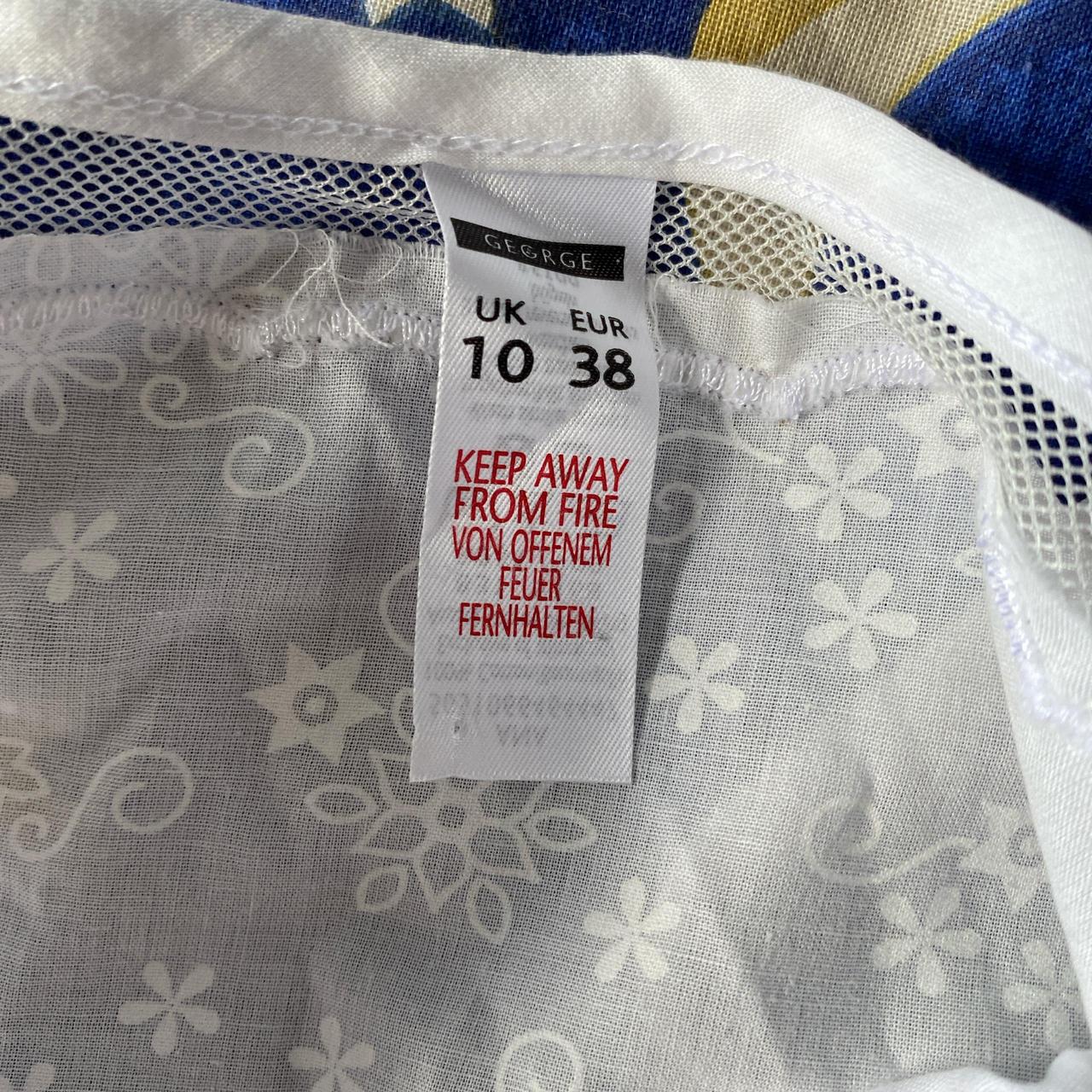 vintage white baby doll cami, old george label. lace... - Depop