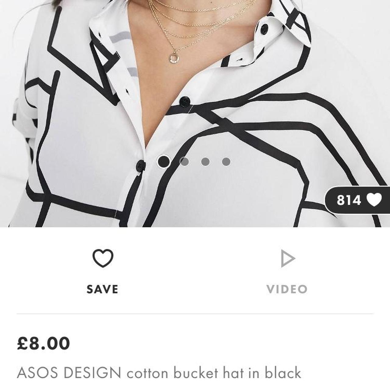 Asos black bucket hat #asos#black#buckethat - Depop