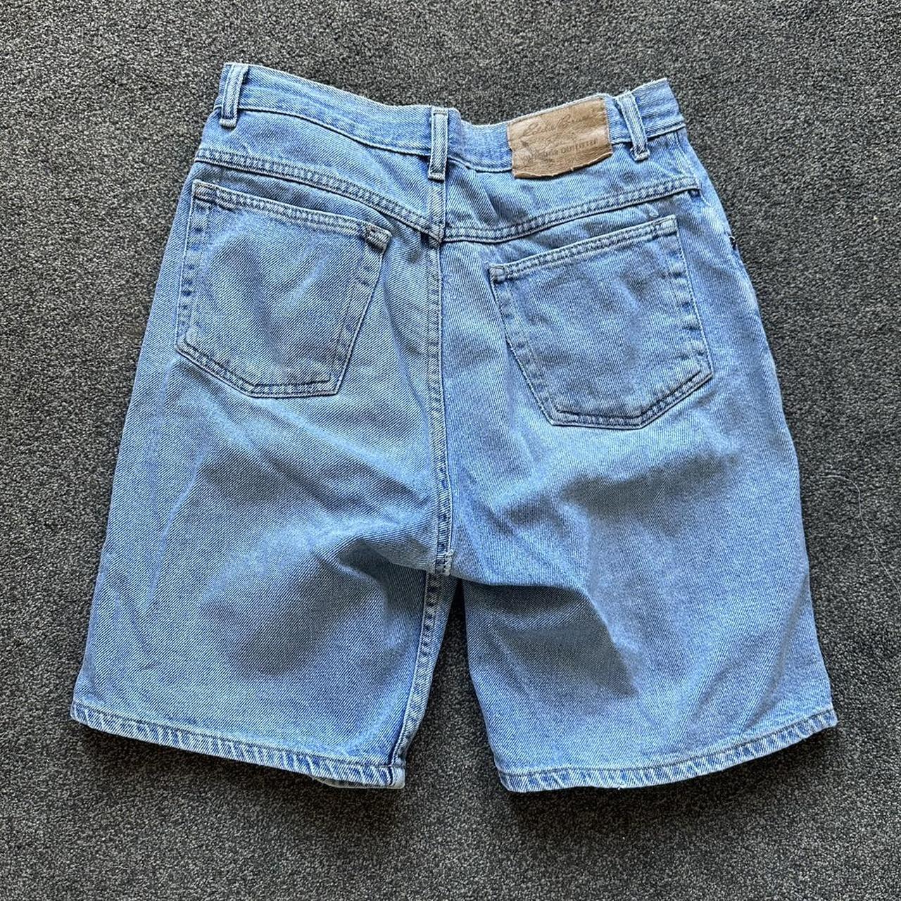 VINTAGE BAGGY JORTS sick baggy long vintage jorts... - Depop
