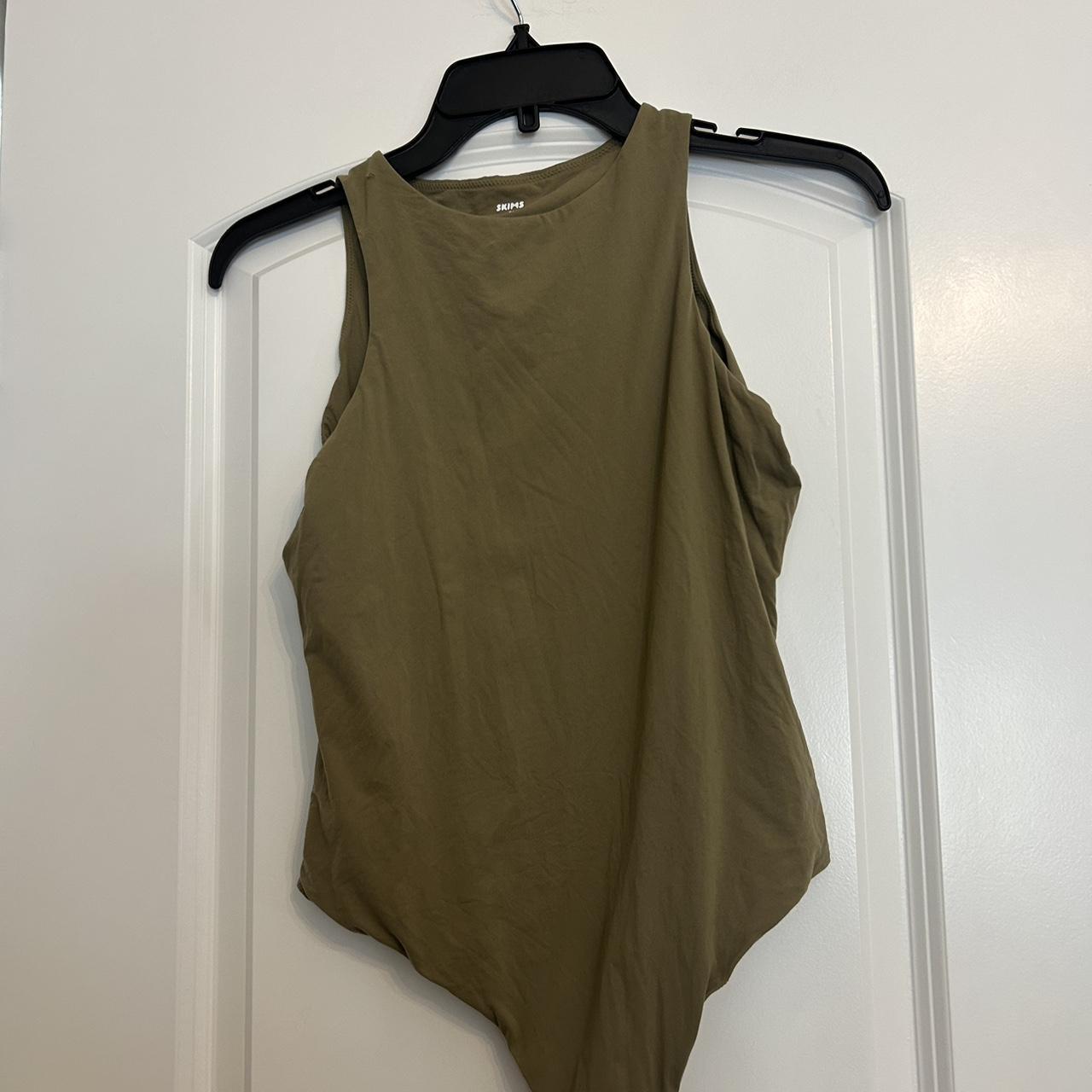 Skims Fits Everybody High Neck Bodysuit Color:... - Depop