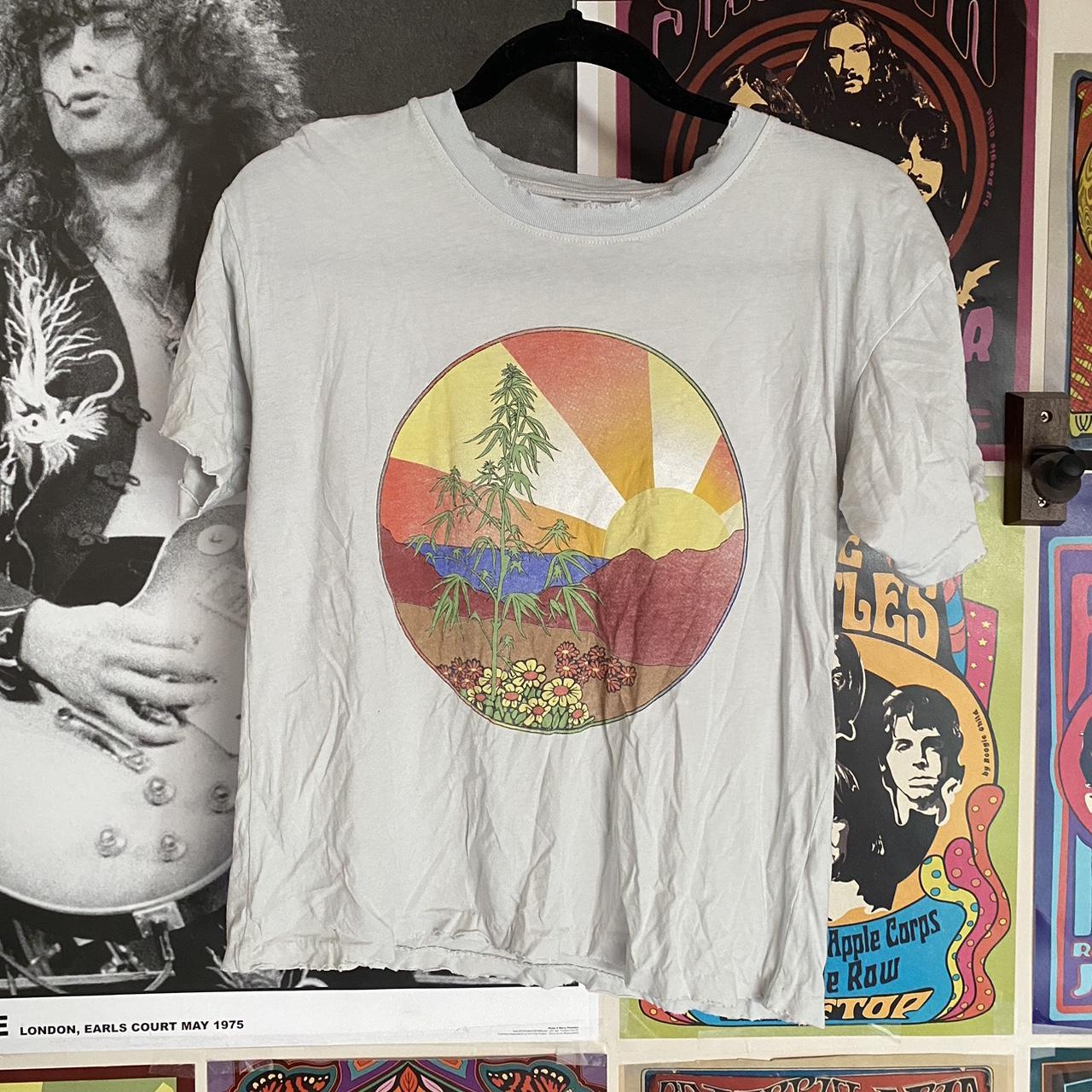 Stoned immaculate graphic T-shirt with sunset... | Depop