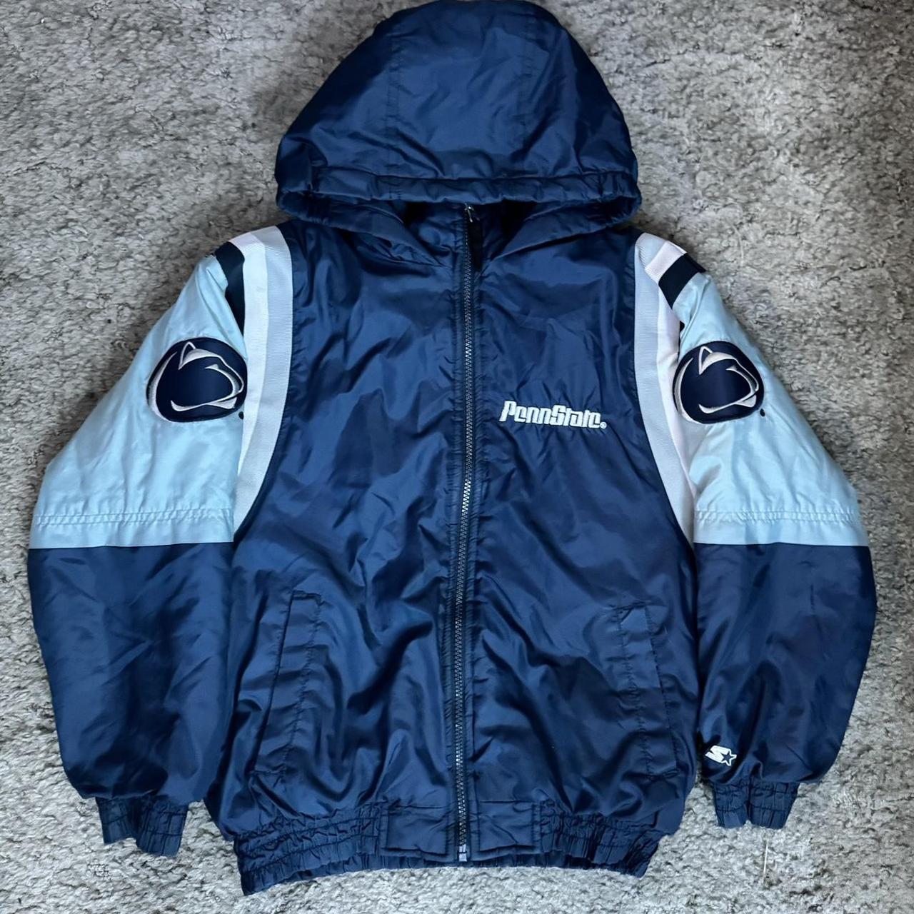 Penn state starter jacket size medium youth - Depop