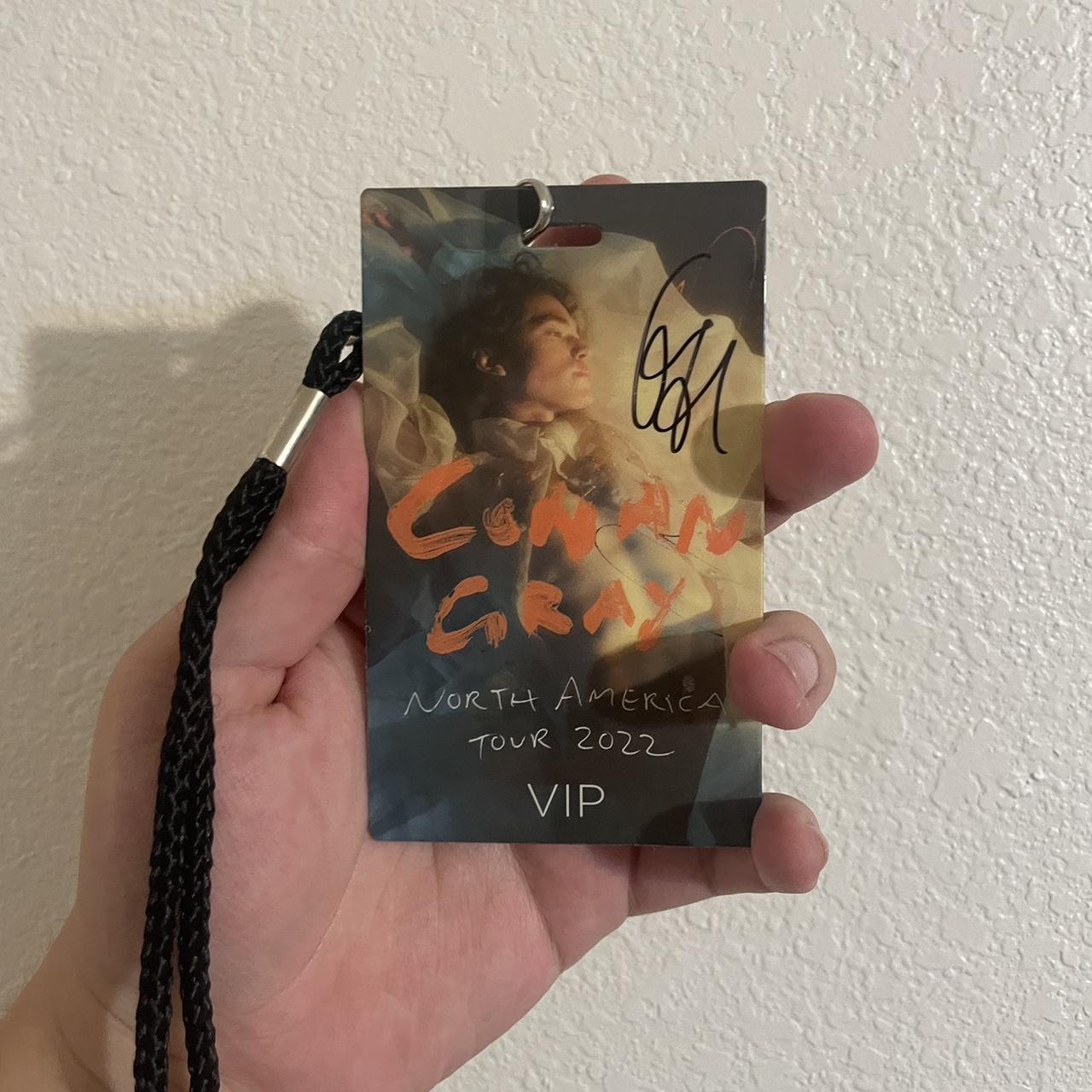 selling signed conan gray vip lanyards dm me for... - Depop