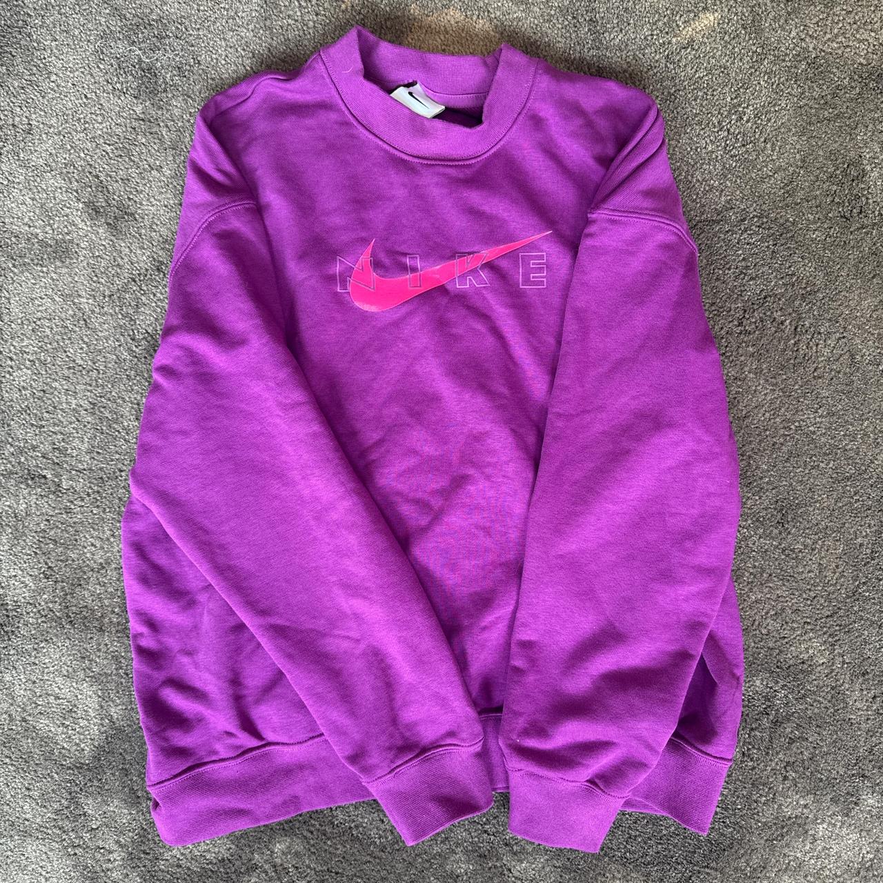 Dri-Fit purple Nike jumper 🩷💖 size women’s small | Depop