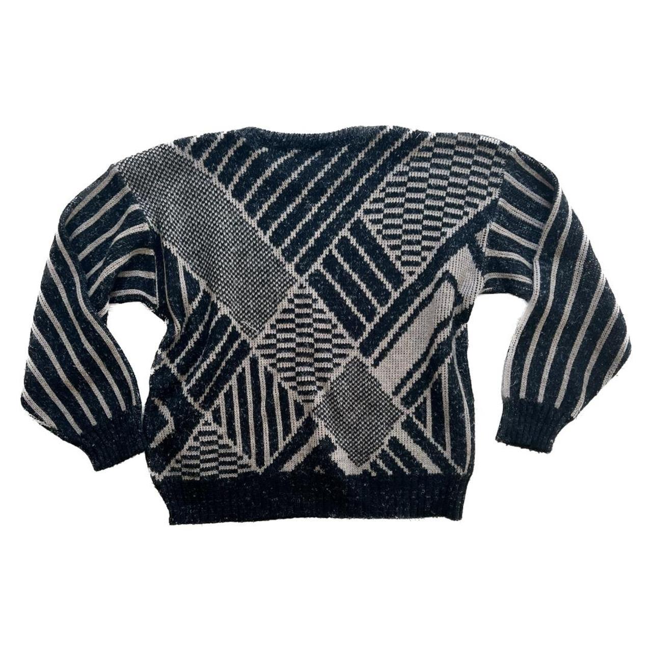 80s New Era wool aztec print sweater ♡ size: L ♡... - Depop