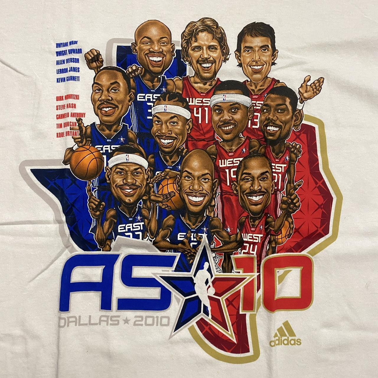 Adidas NBA All Star Game 2010 caricature roster... - Depop